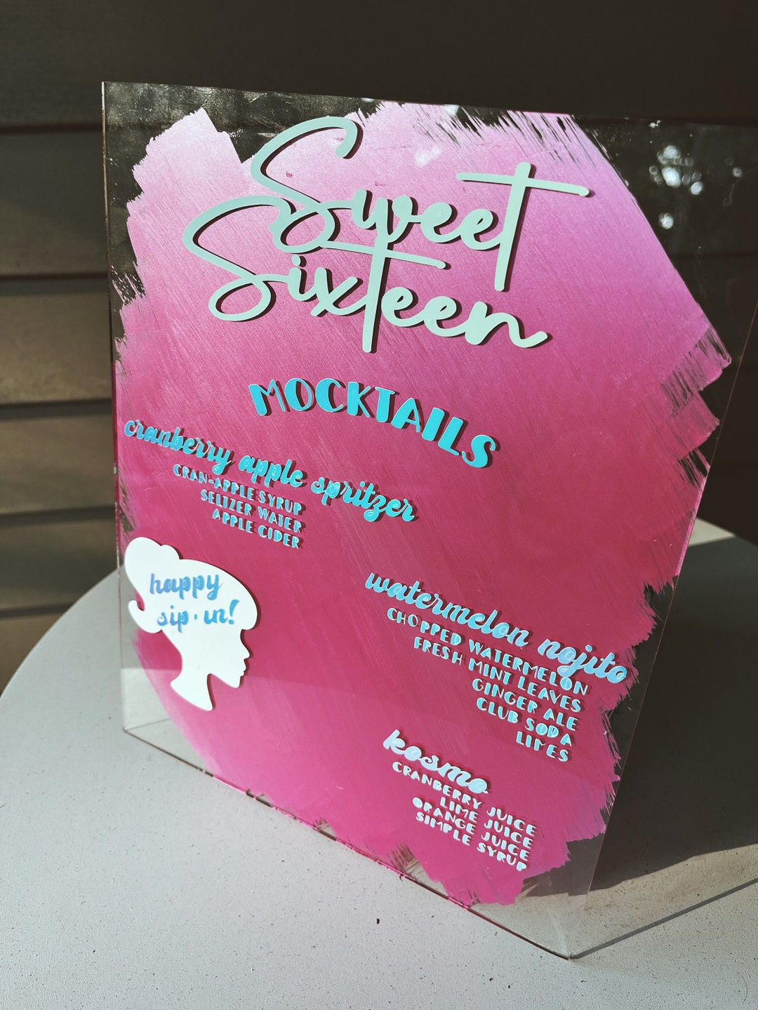 Mocktails Signage - Etsy