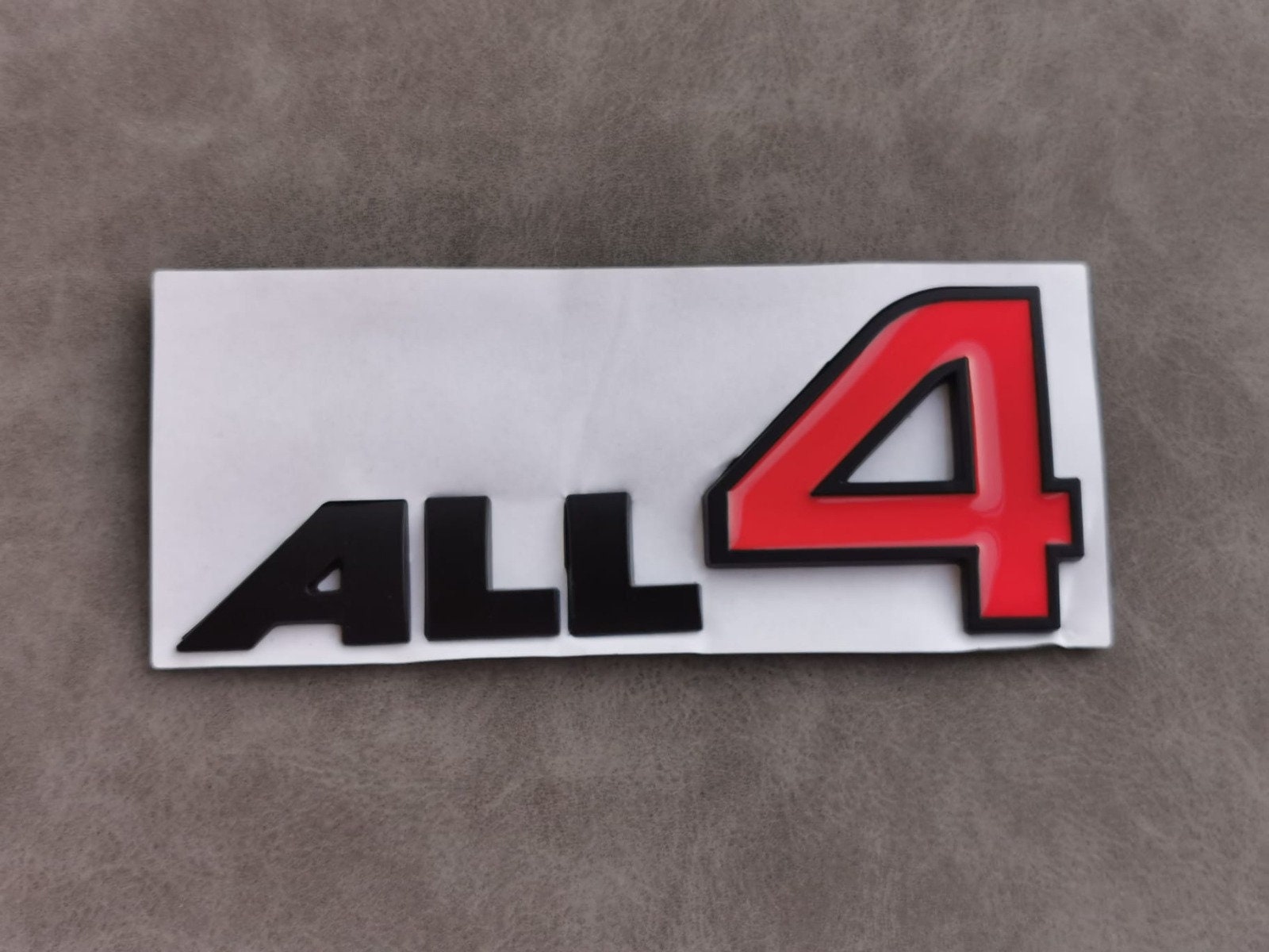 MINI Cooper ALL4 Logo Trunk Emblem Chrome and Black for - Etsy