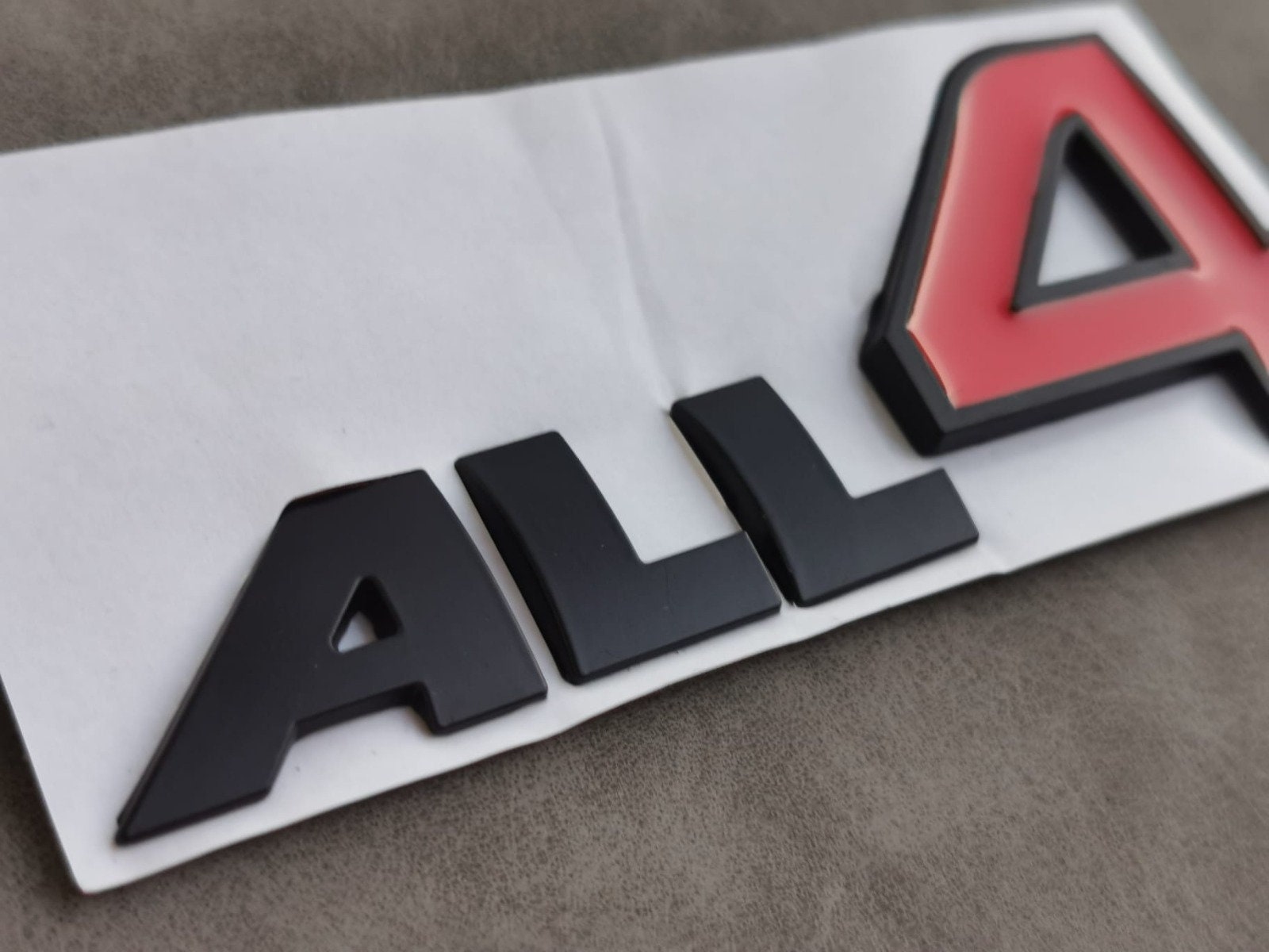 MINI Cooper ALL4 Logo Trunk Emblem Chrome and Black for - Etsy