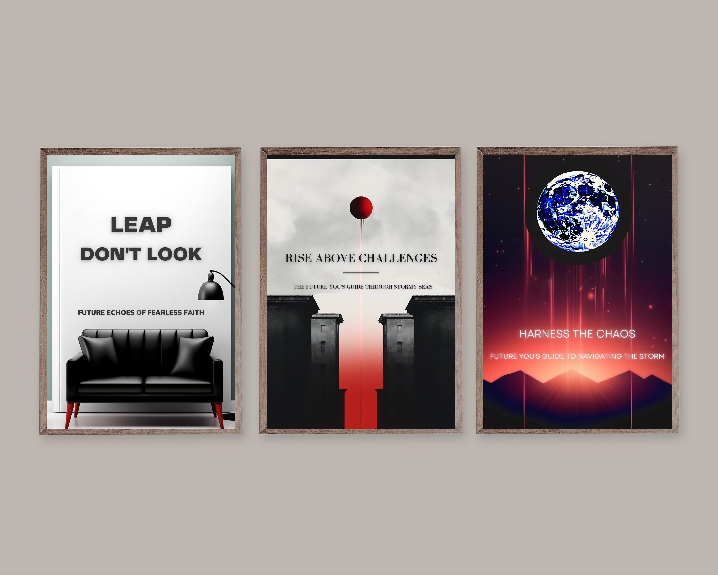 Inspirational Quote Book Covers Set of 24 Printable Wall - Etsy