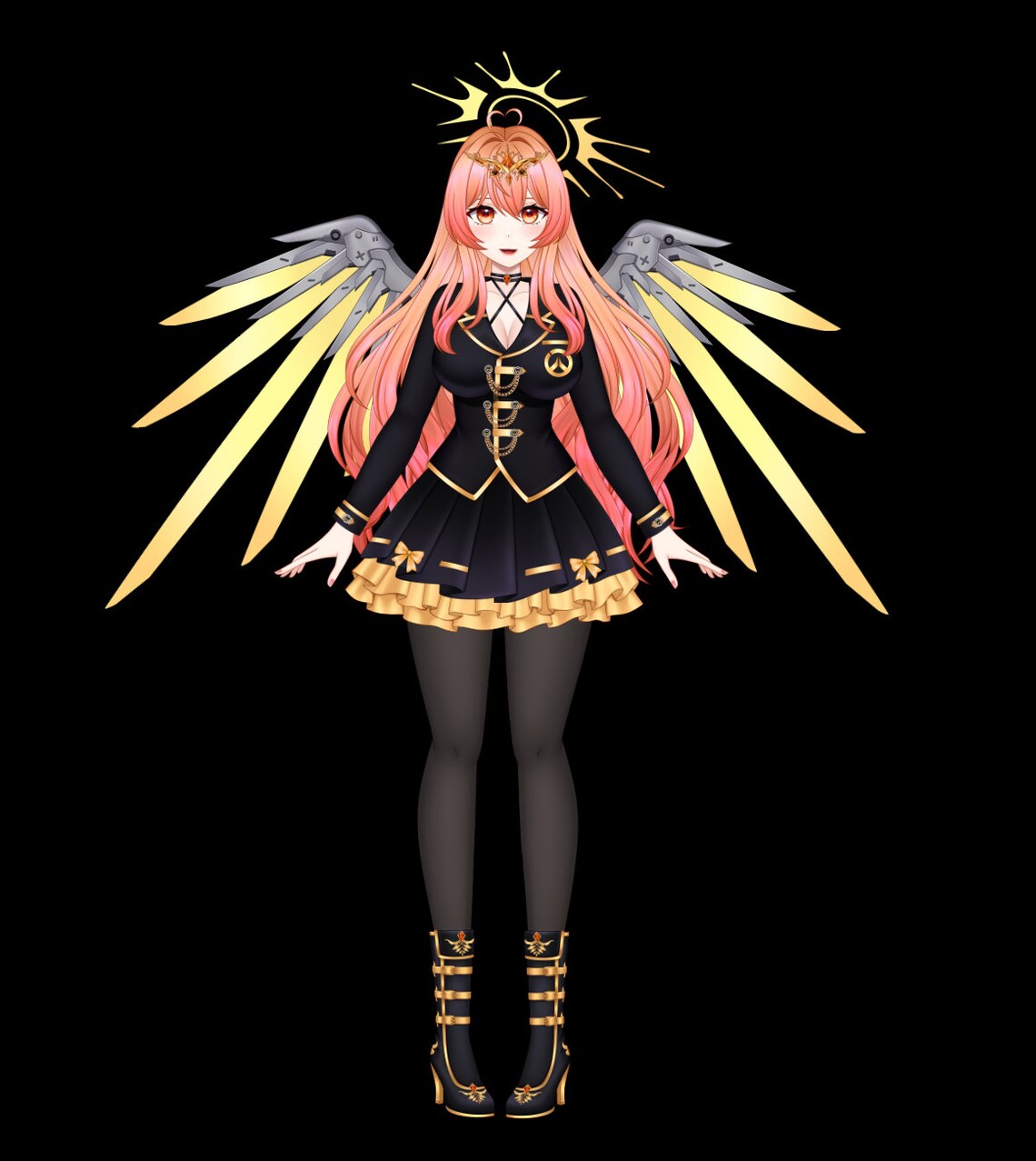 Vtuber Full Body High Quality 2 Outfits Ready to Use and Full Rigged ...