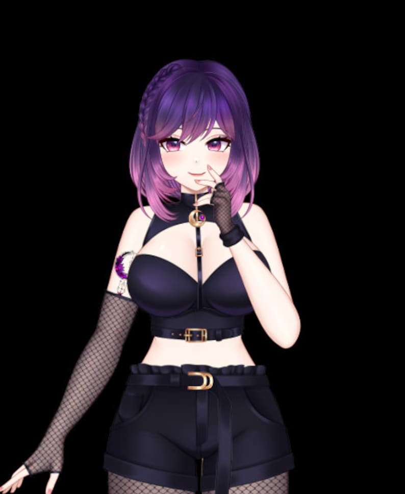 Modelo Live2d Vtuber para uso comercial Modelo Vtuber de - Etsy México
