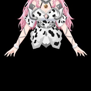 Cow Vtuber With Cute Cow Outfits Fullbody and Half Body Outfits Full ...