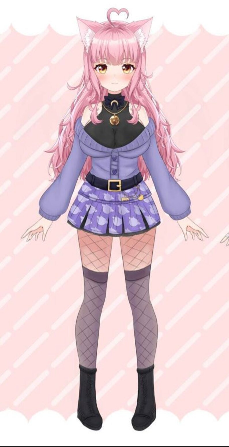 Vtuber Model Rigged Starter Pack listo para usar Conviértete en Vtuber en Segundo - Etsy México
