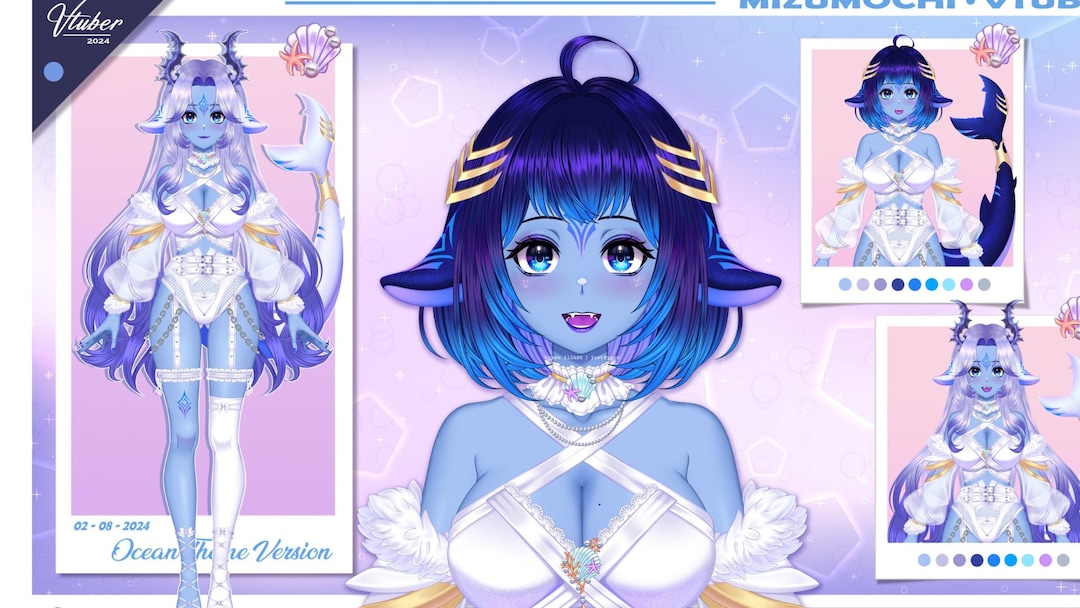 Shark Vtuber Rigged Ready to Use - Etsy