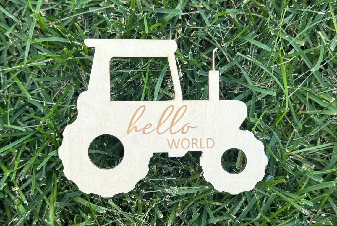 SVG Baby Monthly Milestones Tractors - Etsy