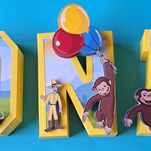 Curious George 3D Letters; Curious George 3D Numbers; Curious George ...