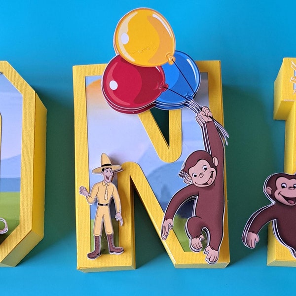 Curious George Decor - Etsy