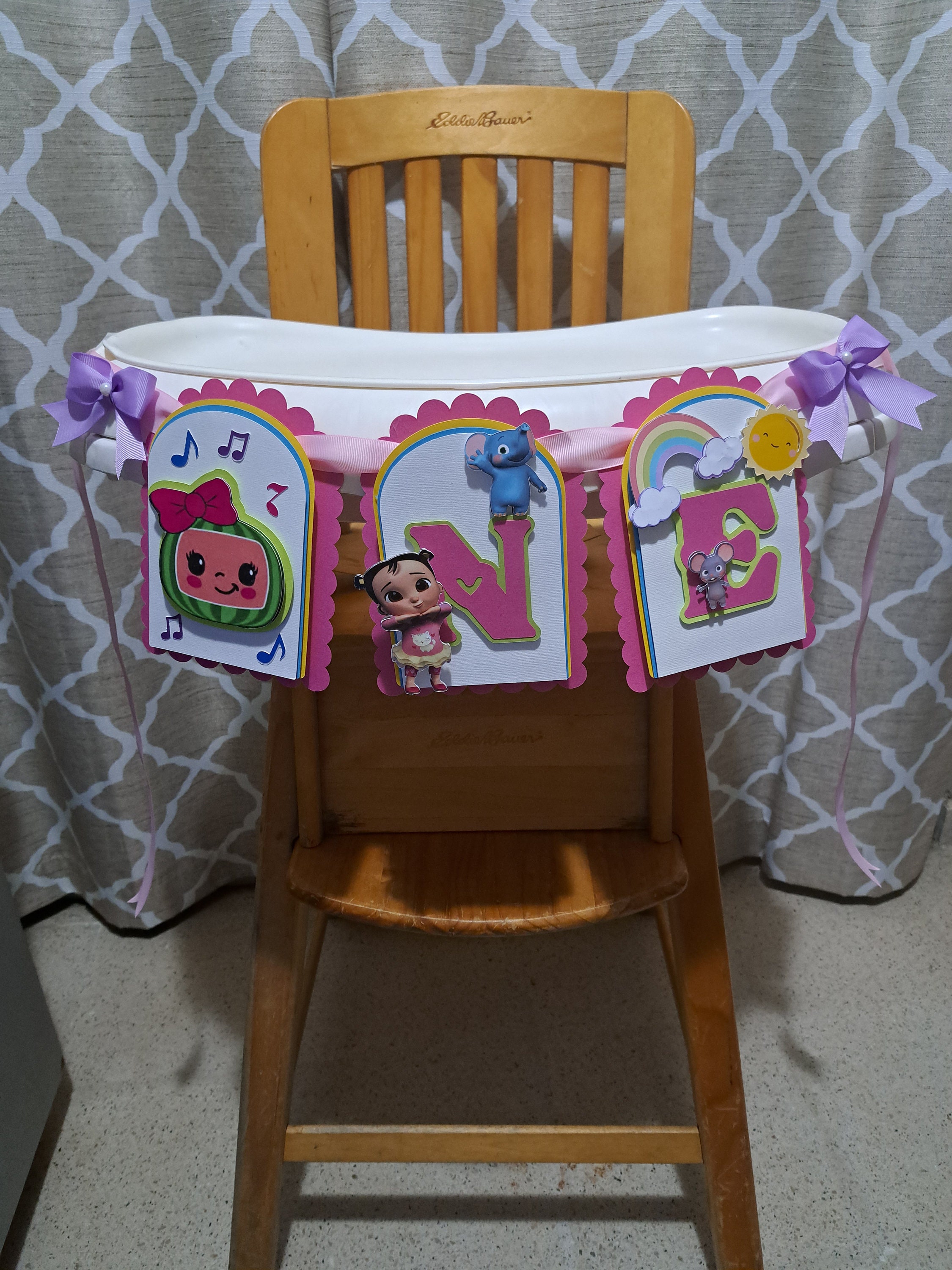 Cocomelon Banner Cece Cocomelon Banner ONE Banner High - Etsy