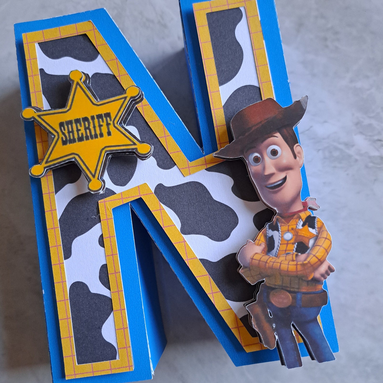 Toy Story 3D Letters, Woody 3D Letters, Toy Story Birthday, Toy Story ...