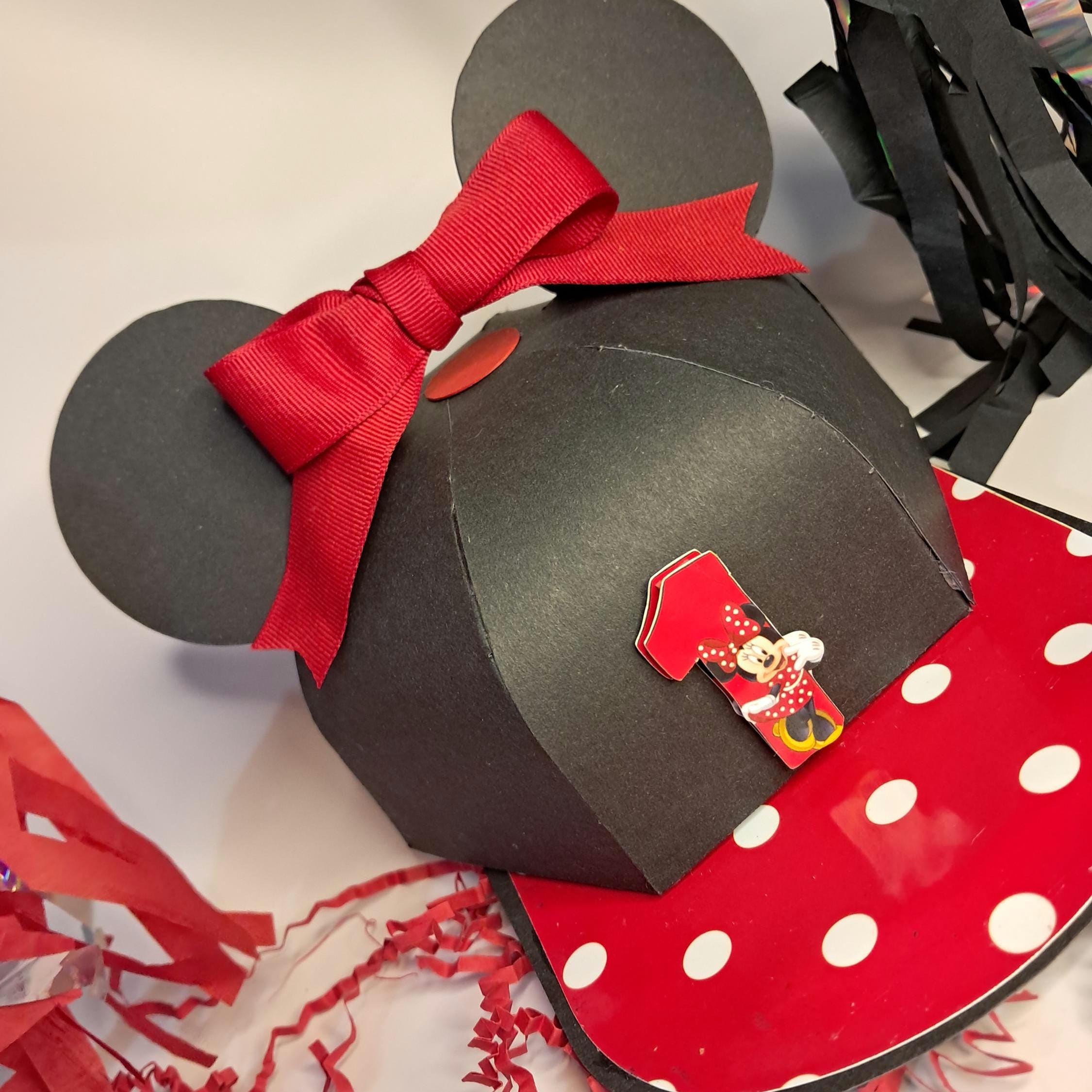 Minnie Mouse Party Favor Boxes: Set of 6 Gable Treat Boxes - Etsy