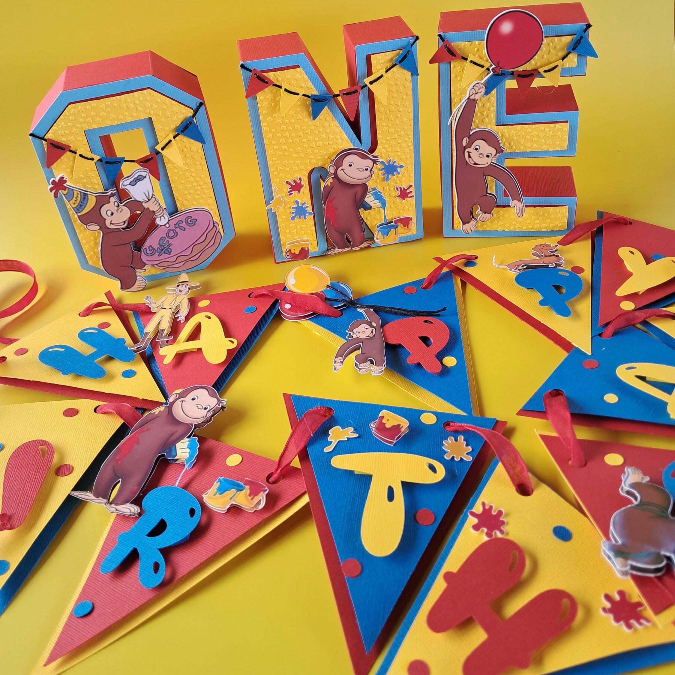 Curious George Colorful 3D Letters; Curious George 3D Numbers; Curious ...