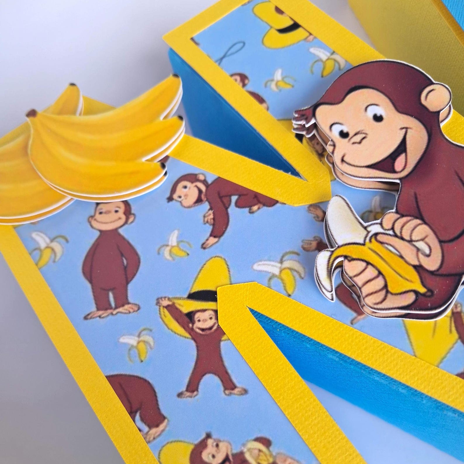 Curious George 3D Letter: Boy First Birthday Party Decor - Etsy