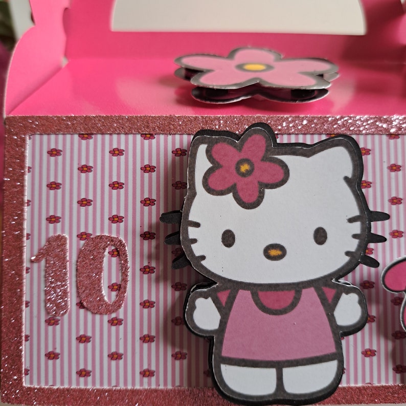 Personalized Hello Kitty Favor Boxes: Birthday Party Decorations (set ...