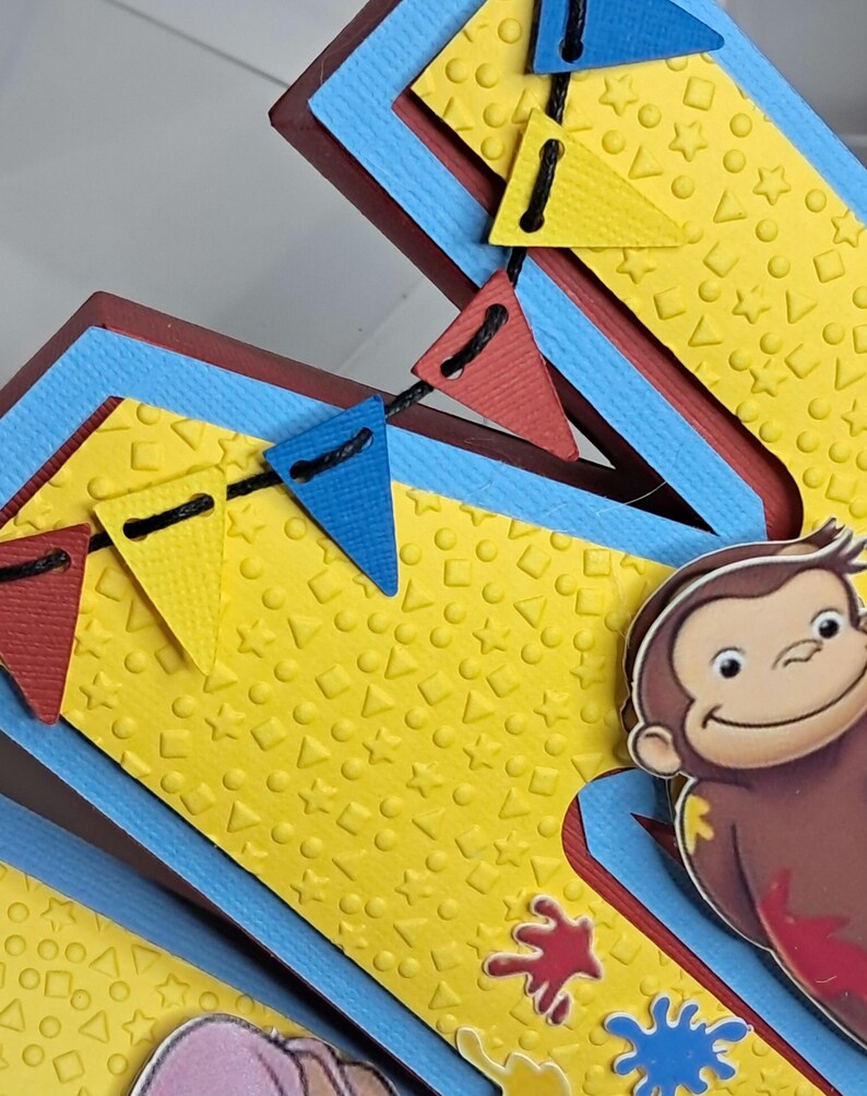Curious George 3D Letters Curious George 3D Numbers Curious George ...