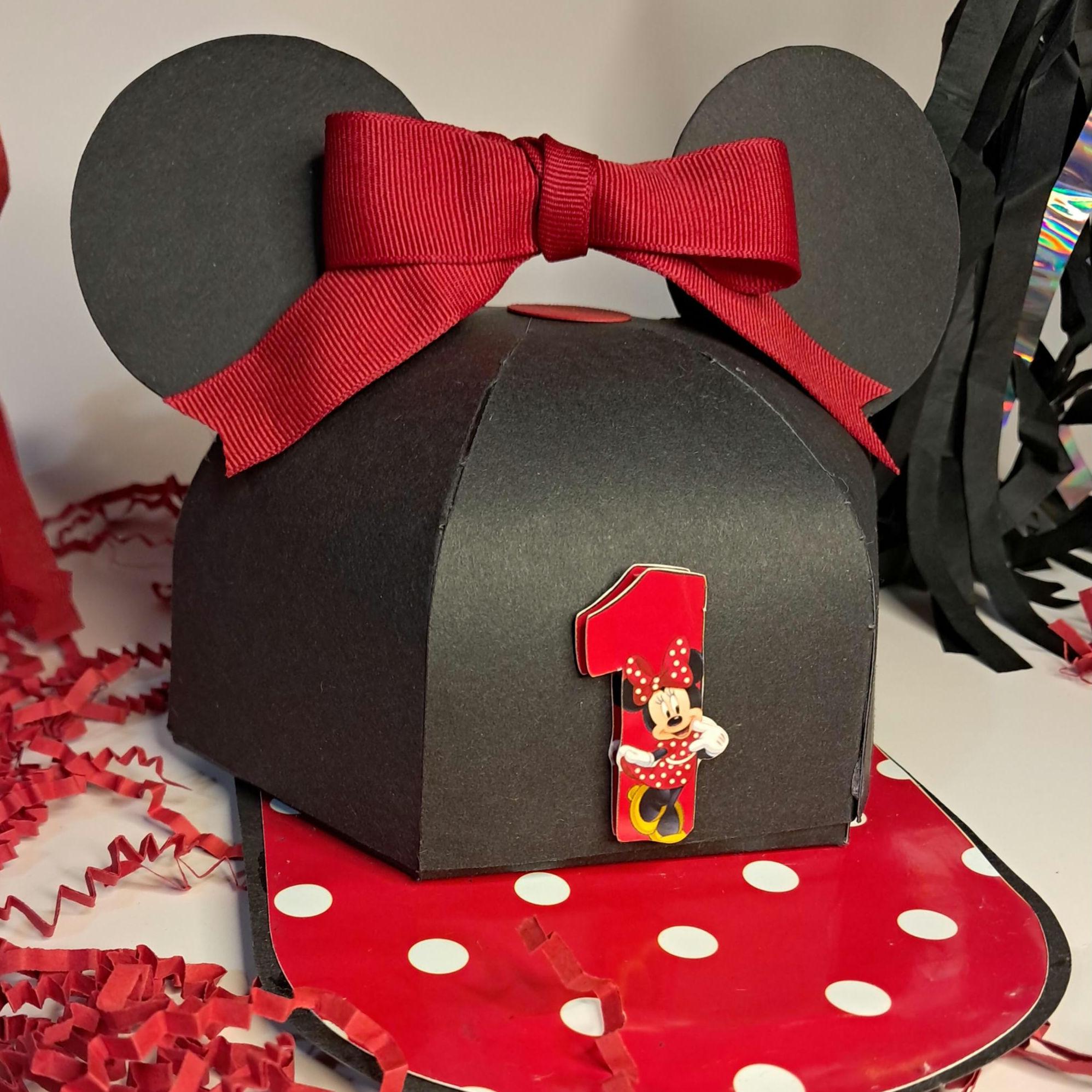 Minnie Mouse Party Favor Boxes: Set of 6 Gable Treat Boxes - Etsy