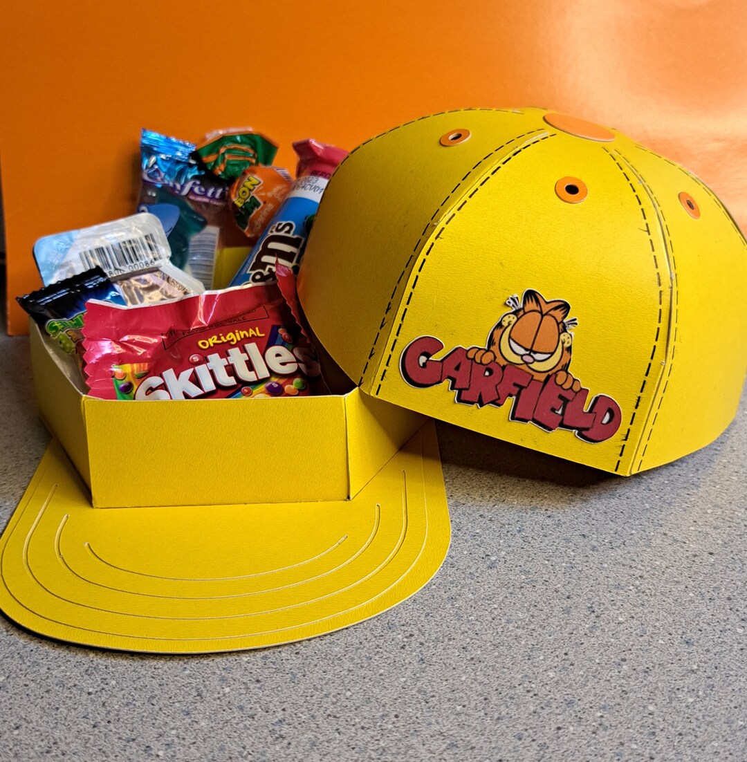 Garfield Party Favor Box / Garfield Theme Party Box / Garfield Gable ...