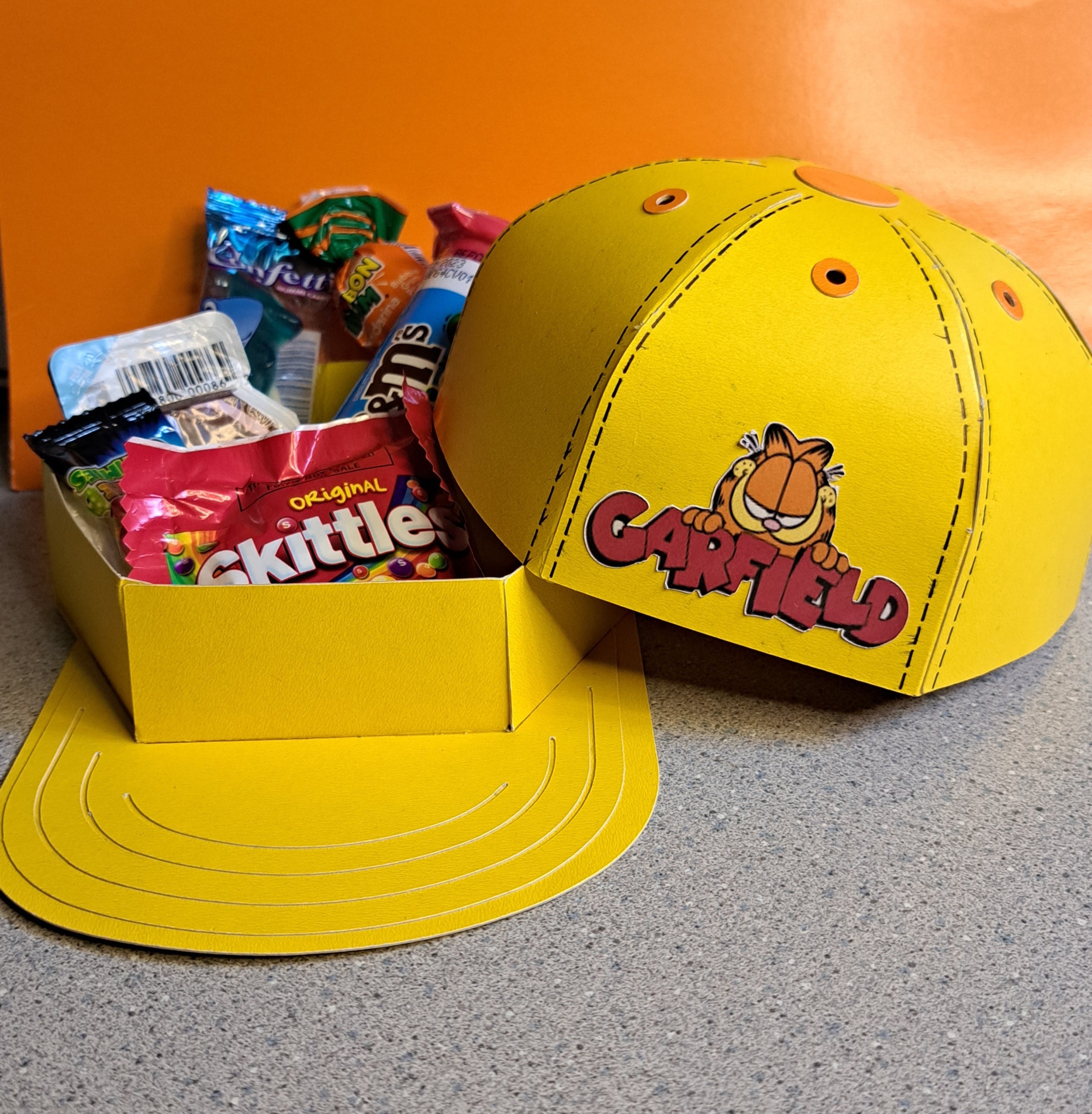 Garfield Party Favor Box / Garfield Theme Party Box / Garfield Gable ...