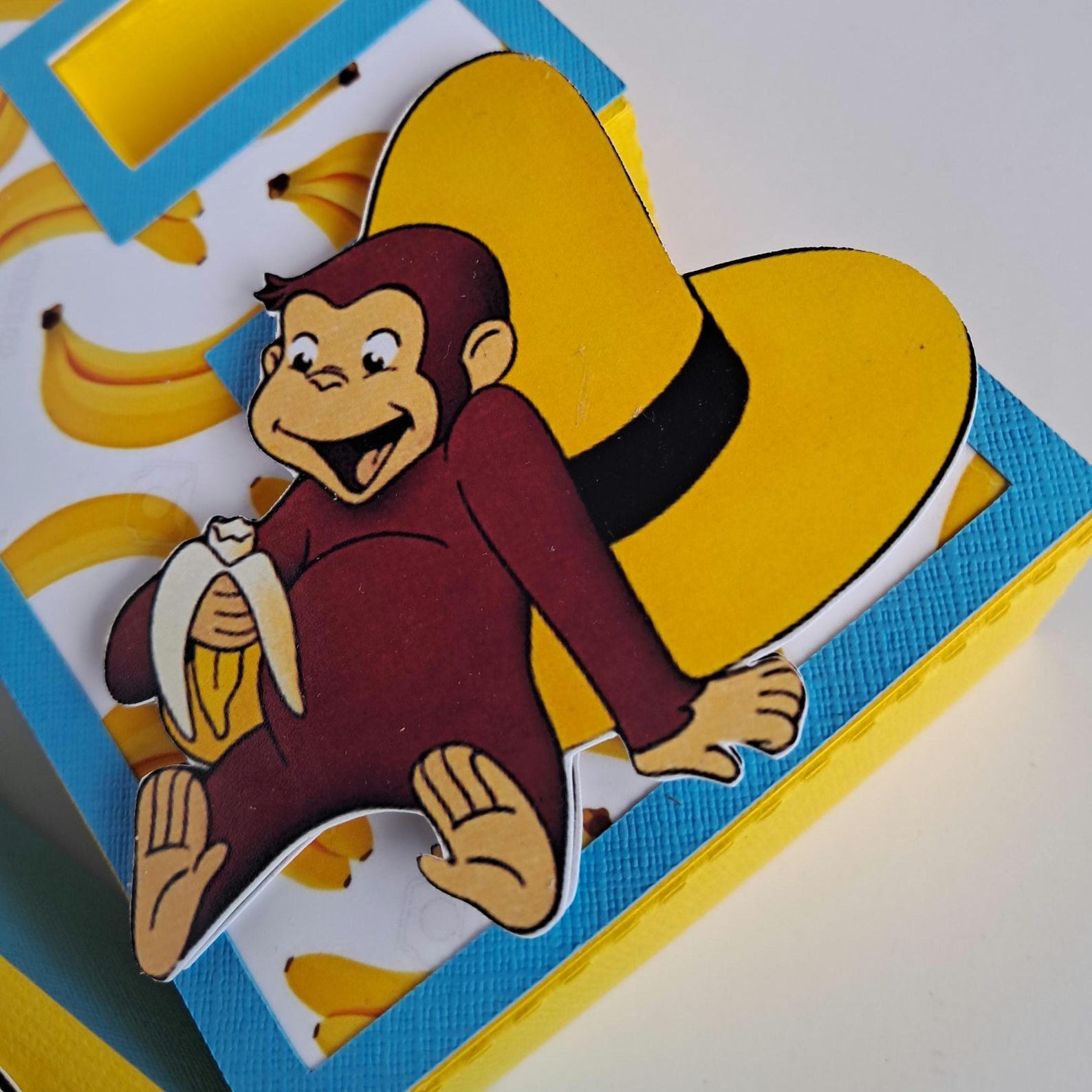 Curious George 3D Letter: Boy First Birthday Party Decor - Etsy