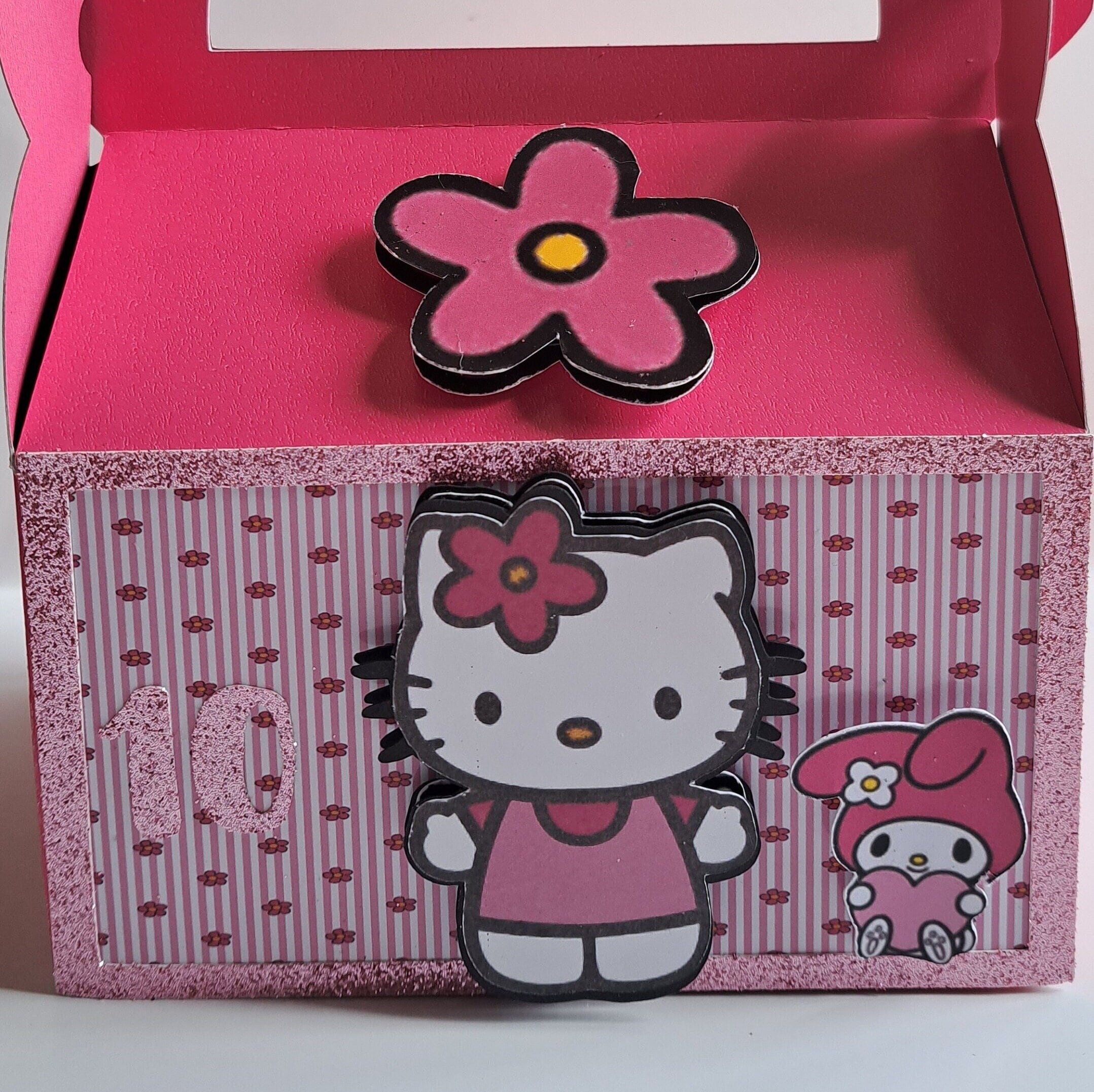 Personalized Hello Kitty Favor Boxes: Birthday Party Decorations (set ...