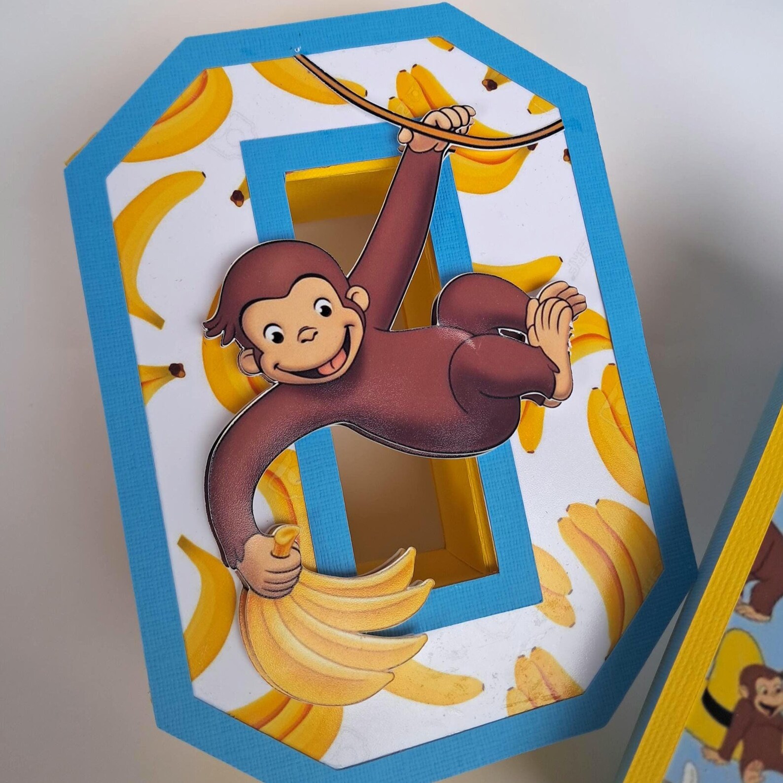 Curious George 3D Letter: Boy First Birthday Party Decor - Etsy
