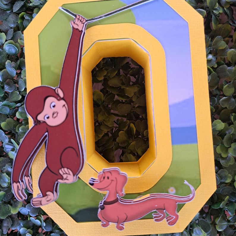 Curious George 3D Letters and Numbers: Party Decor - Etsy