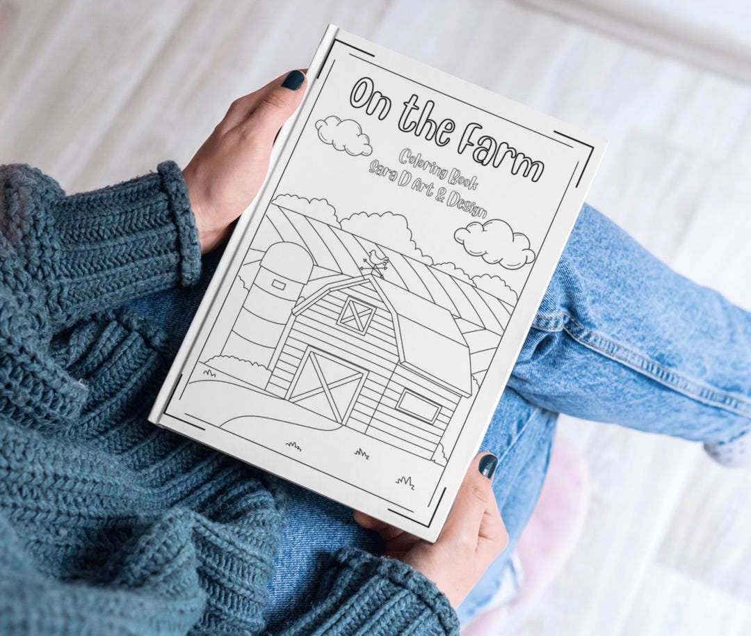 Farm Coloring Book | Livre De Coloriage À La Ferme | 30 Pages | Kids ...