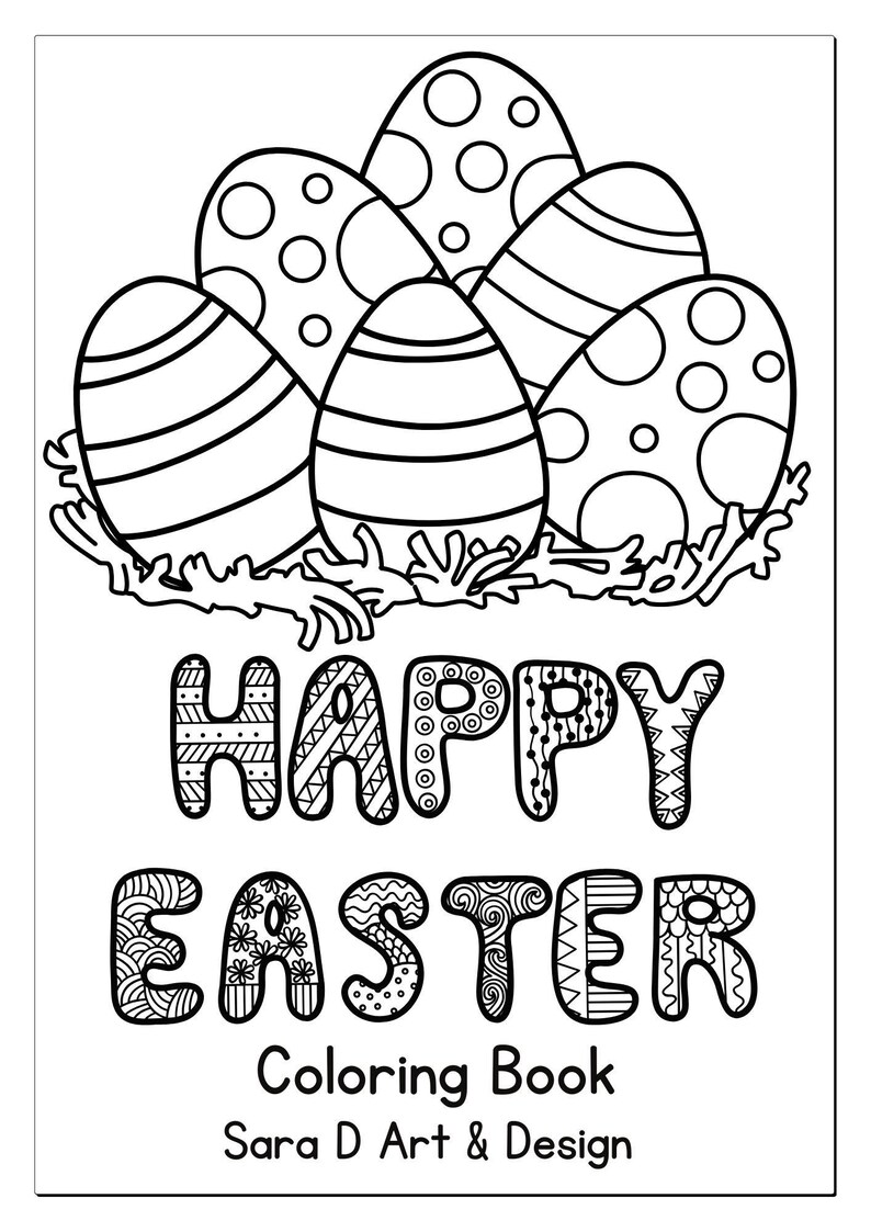 Easter Coloring & Tracing Workbook | Fun Holiday Activity for Kids ...