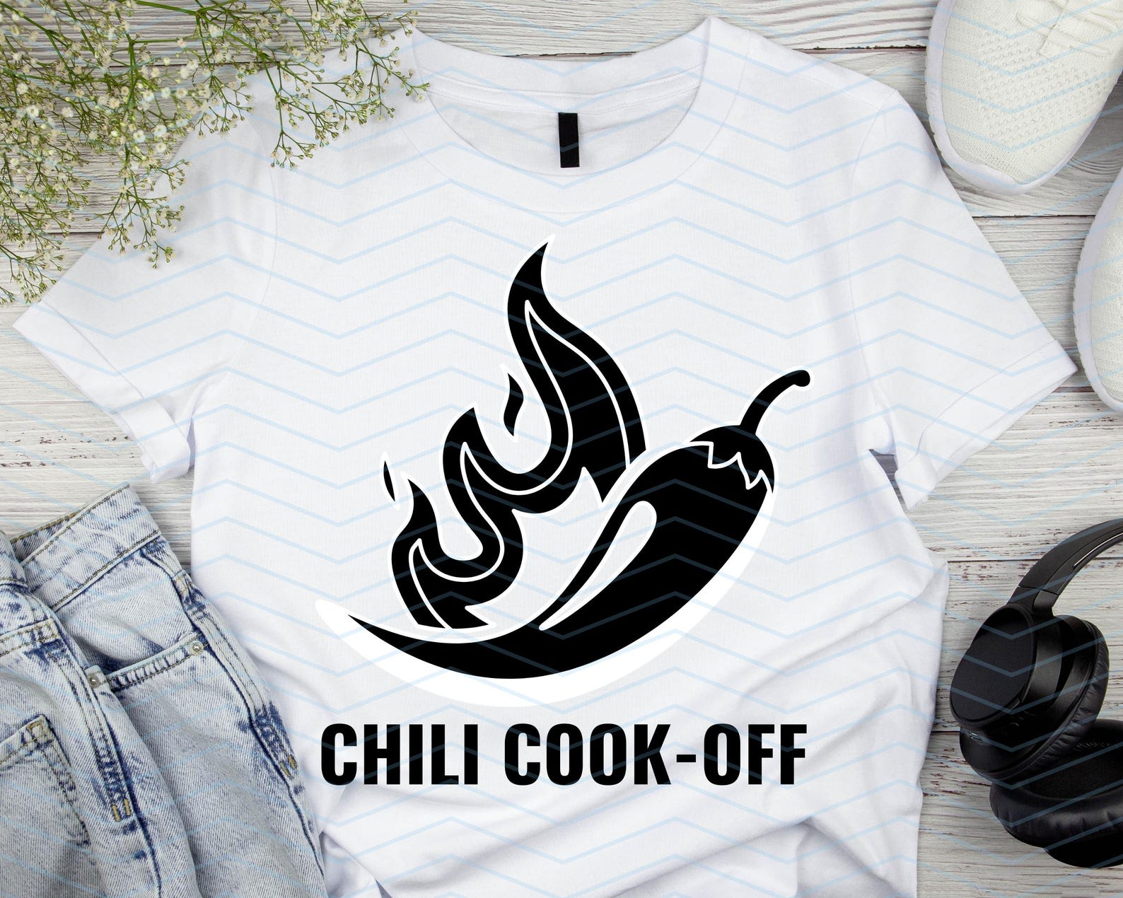 Chili Cook-off Graphic Design: SVG PNG JPG, Commercial Use - Etsy