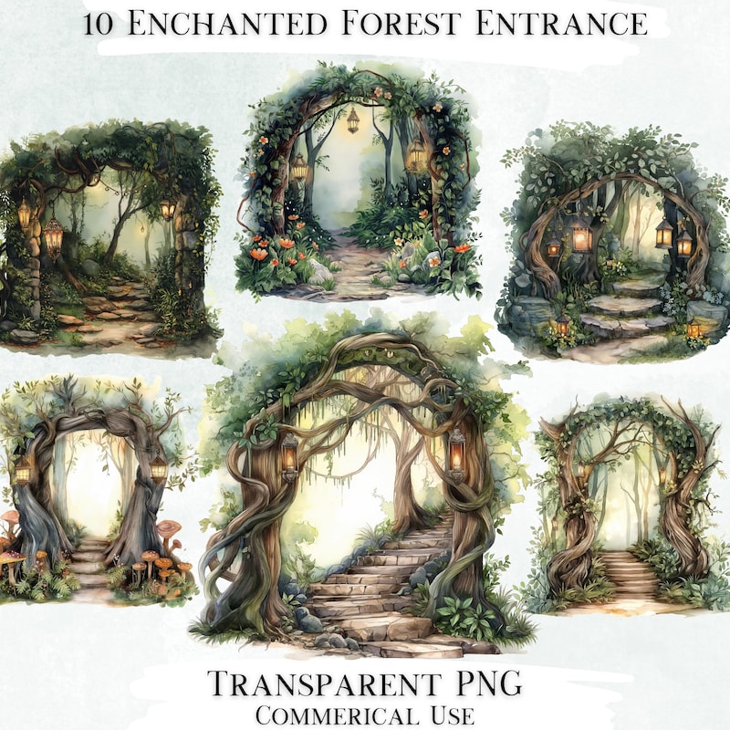 Enchanted Forest Template - Etsy