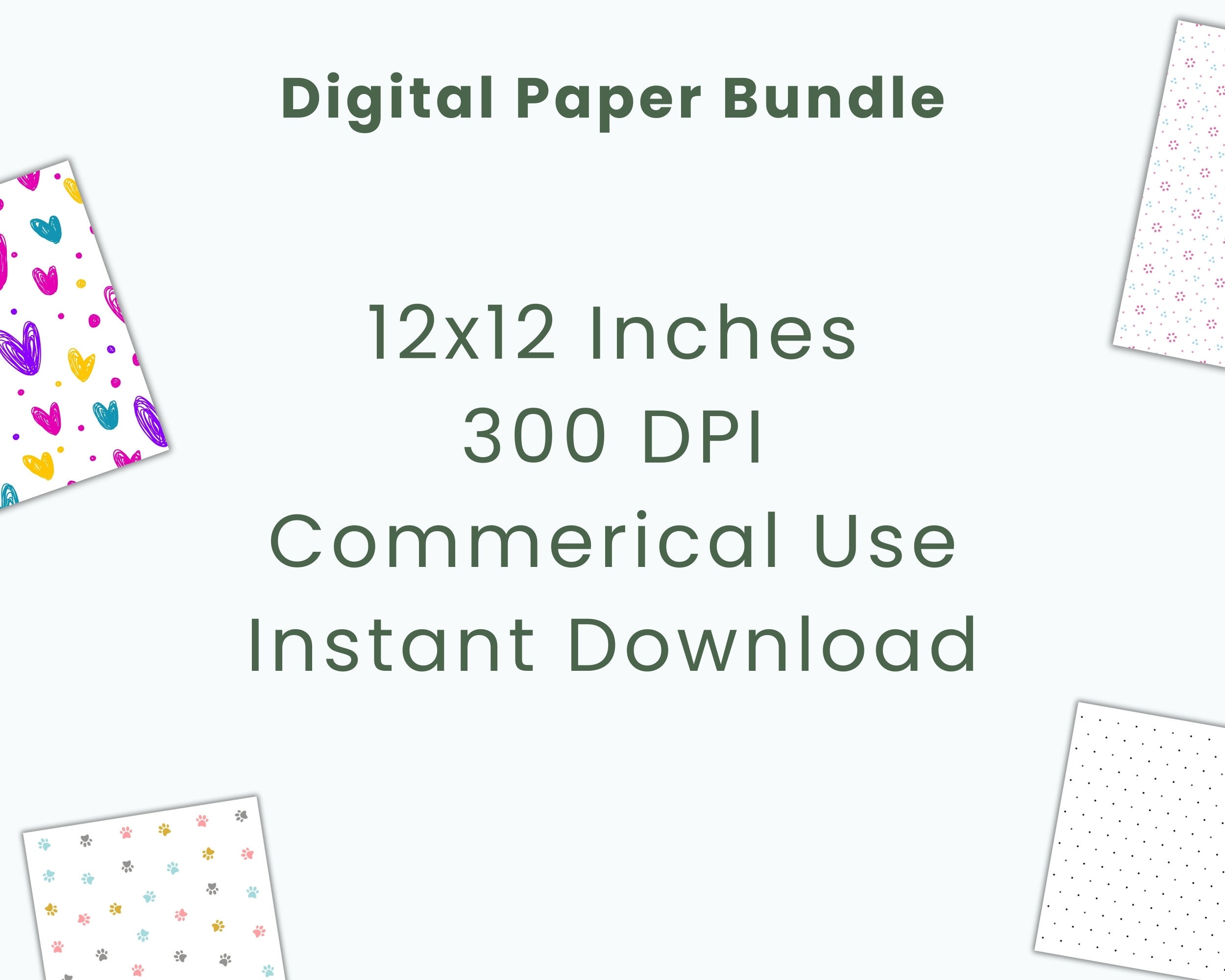 Watercolor Digital Paper: 20 Backgrounds for Collage, Junk Journals ...