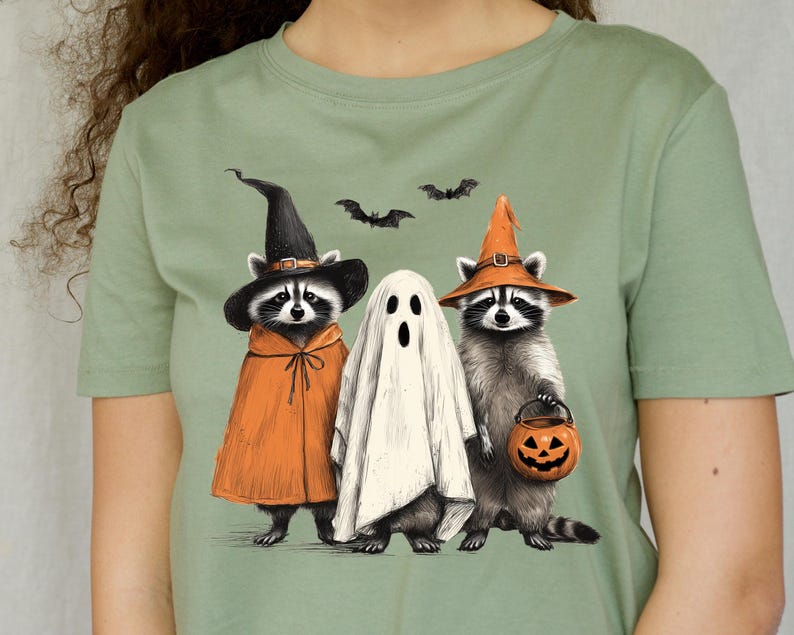 Halloween Raccoons Ghost PNG – Spooky Digital Download - Etsy