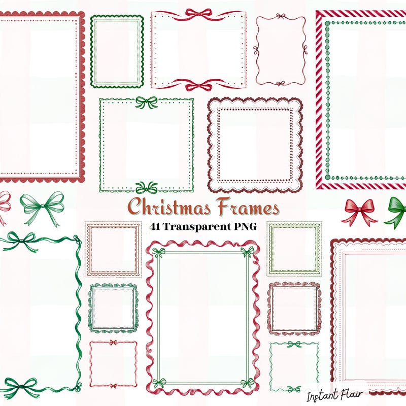 Christmas Frames - Etsy