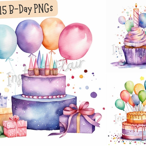 Birthday Clip Art - Etsy