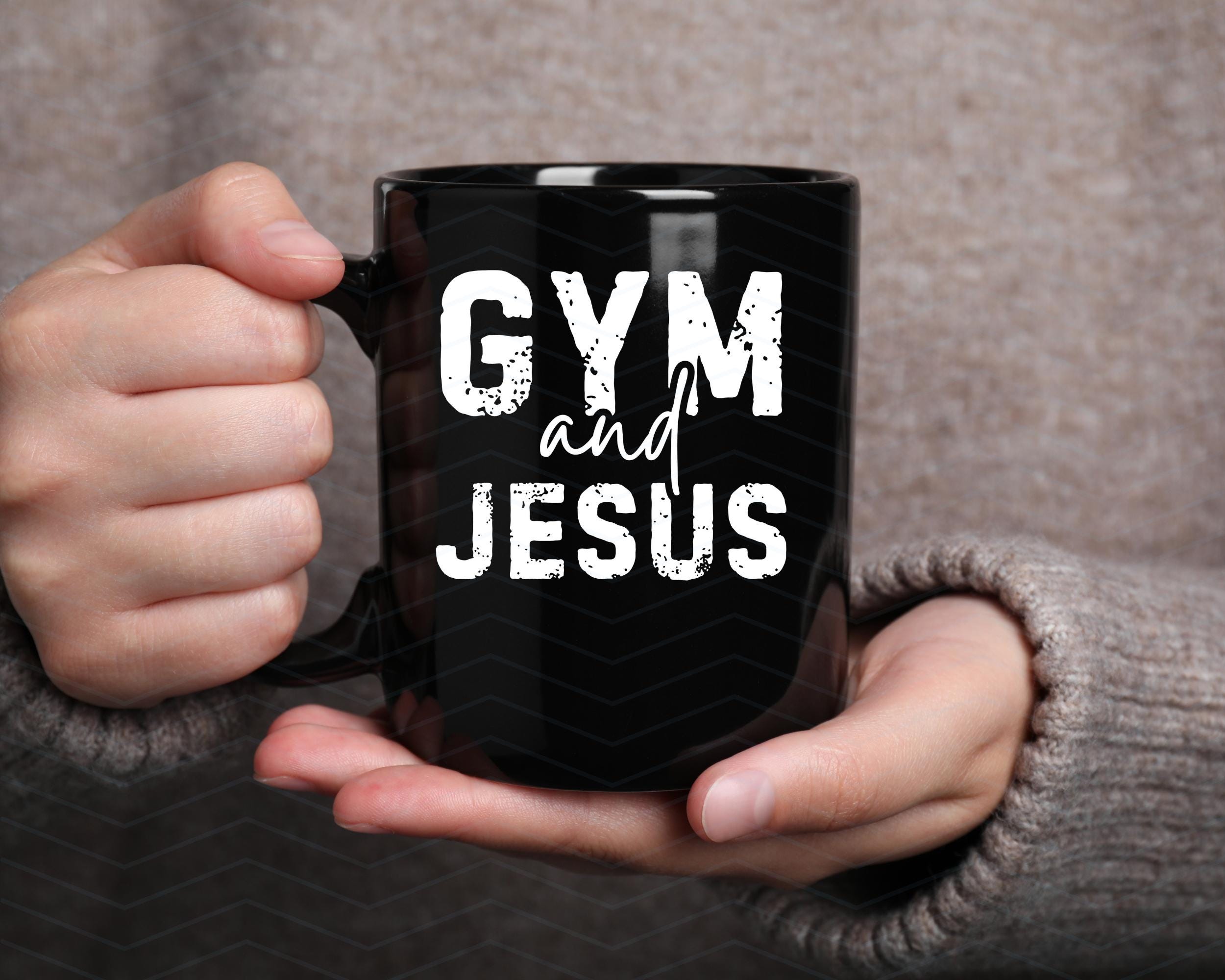 Gym and Jesus PNG | Faith Fitness Quote Design | Christian Workout ...
