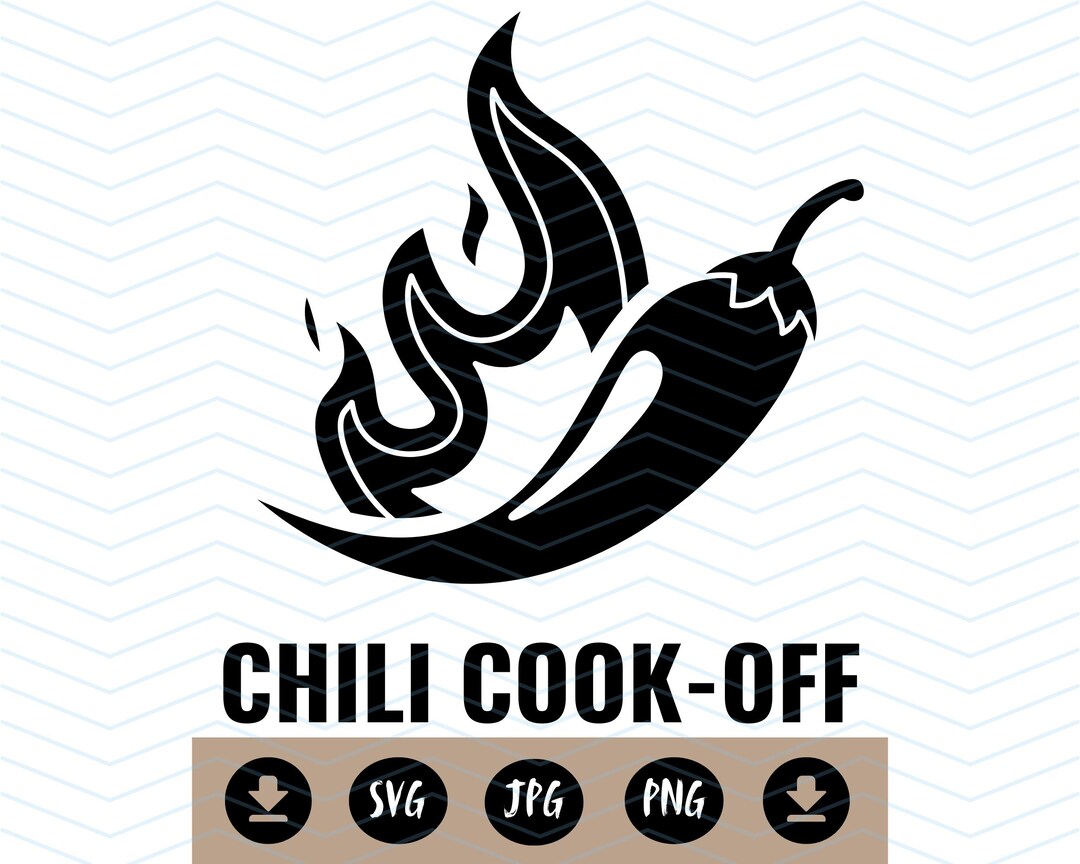 Chili Cook-off Graphic Design: SVG PNG JPG, Commercial Use - Etsy