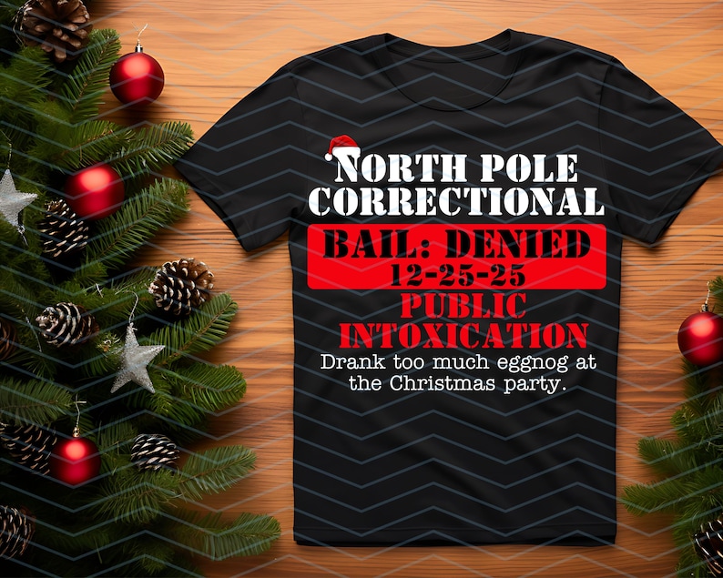 North Pole Correctional SVG Bundle | Family Christmas Shirts (PNG, JPG ...