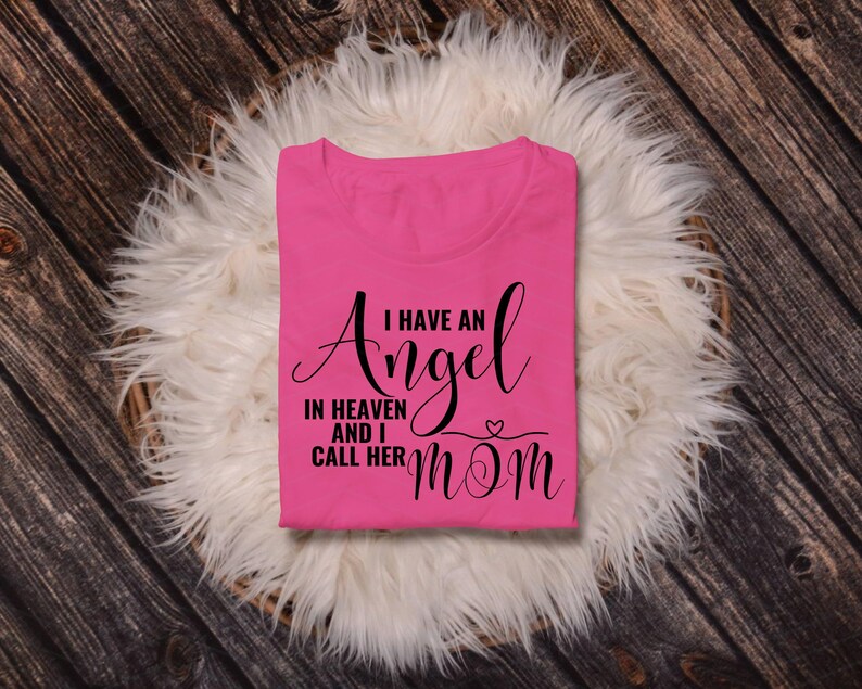 Angel Mom Memorial SVG – Grief Cut File (PNG, JPG) - Etsy