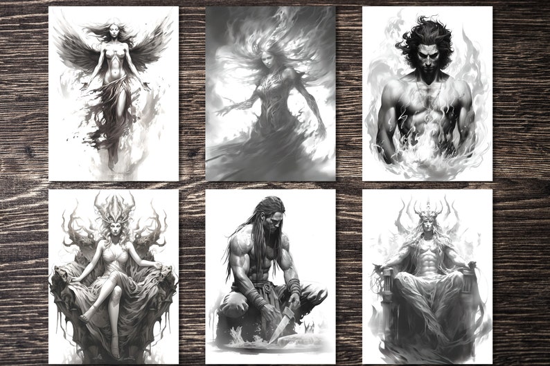 The Domain of Pyra Fae: Adult Coloring Book of Fire Fairies, Dragons ...