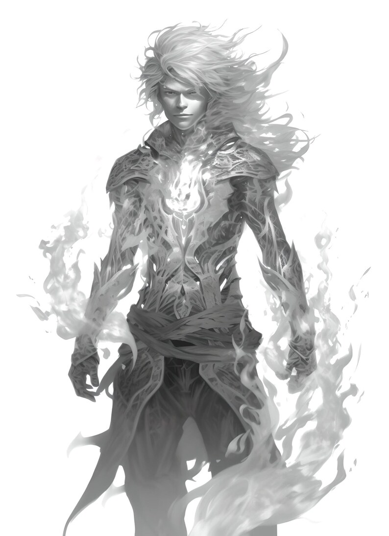 The Domain of Pyra Fae: Adult Coloring Book of Fire Fairies, Dragons ...