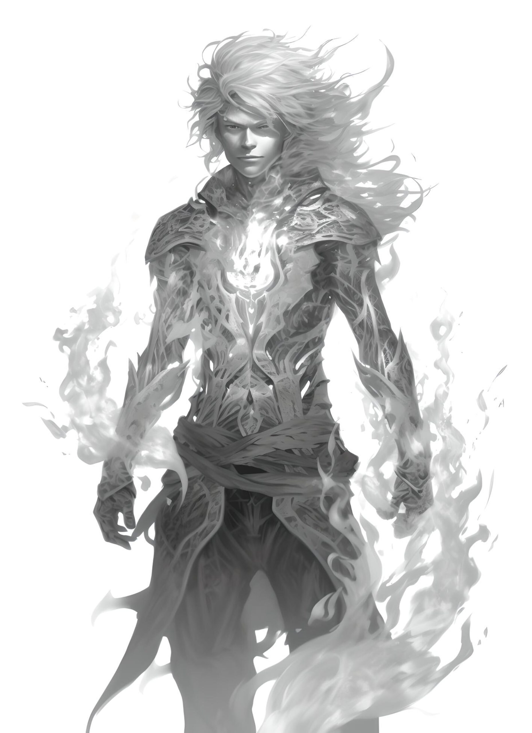 The Domain of Pyra Fae: Adult Coloring Book of Fire Fairies, Dragons ...