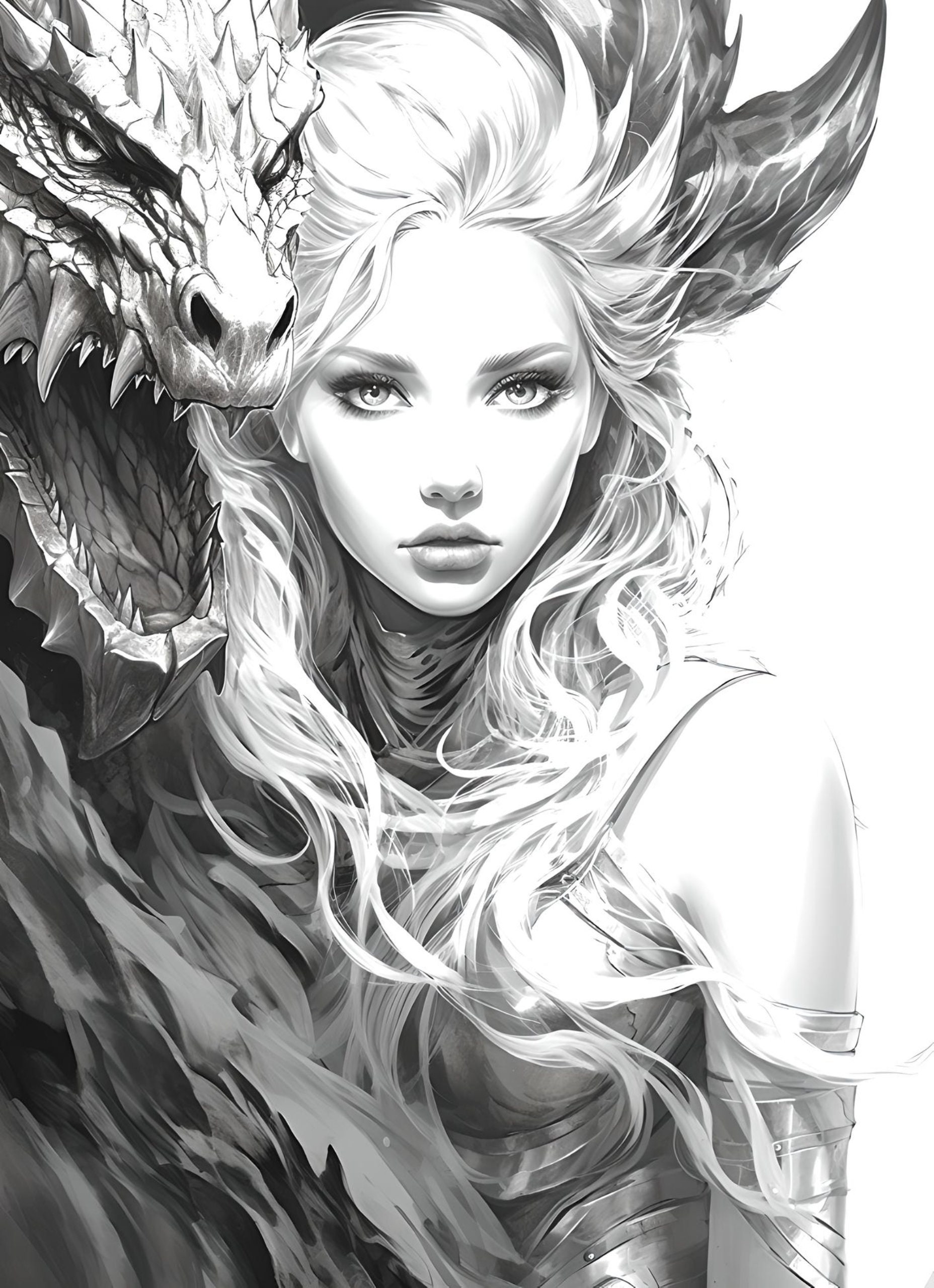 The Domain Of Pyra Fae Adult Coloring Book Of Fire Fairies Dragons Phoenix Birds And Flames