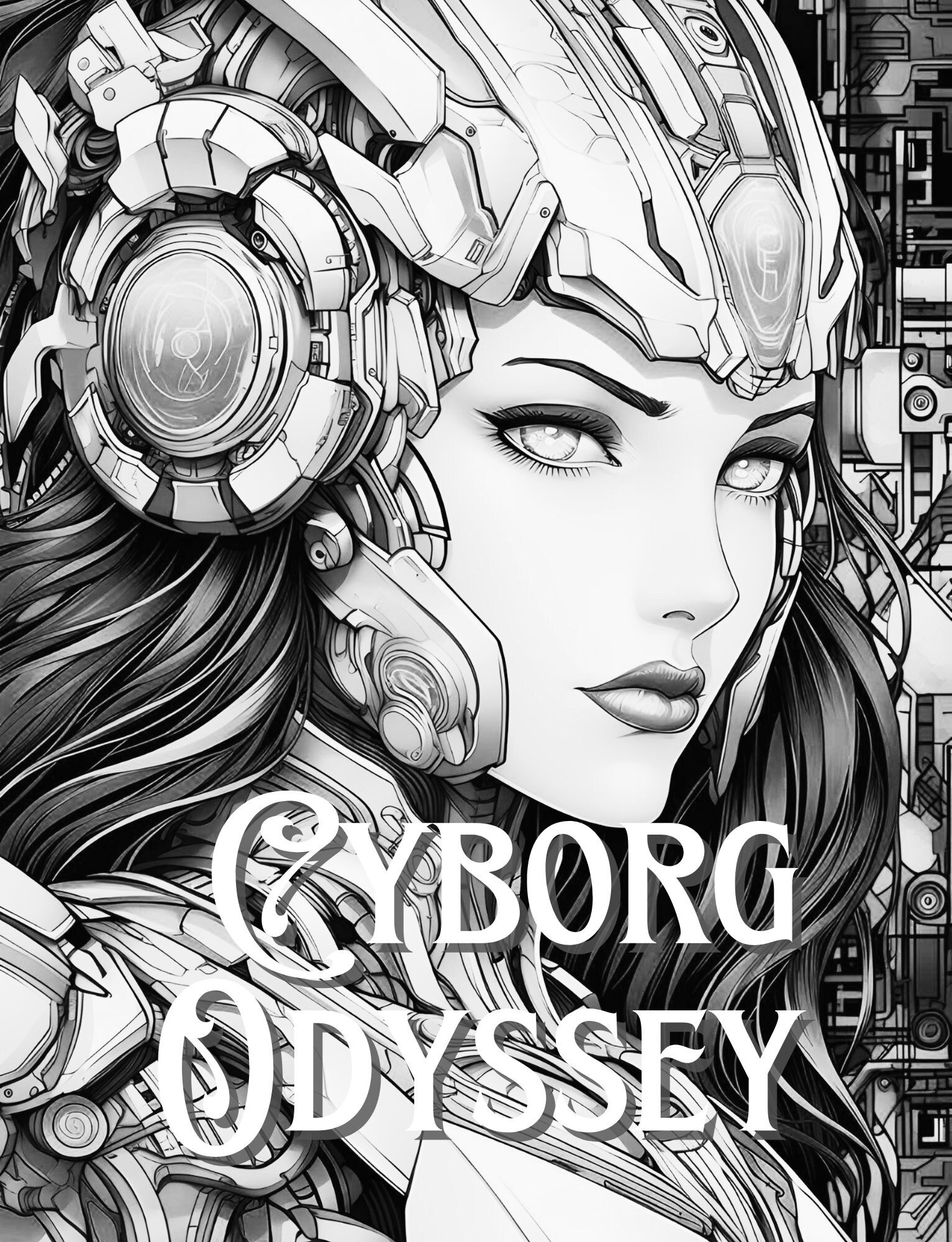 Cyborg Odyssey: Coloring Book of Robots, Cyborgs and Spaceships Unleash ...