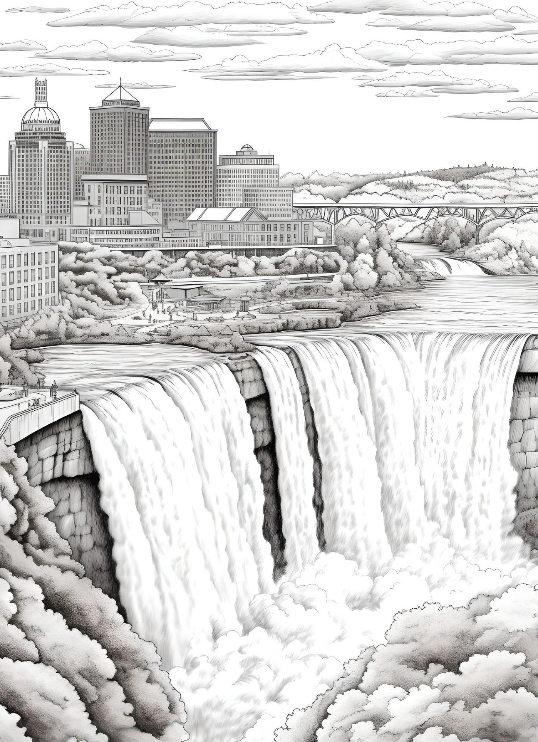 Natural Wonders: Educational Coloring Pages of Natural Monuments and ...