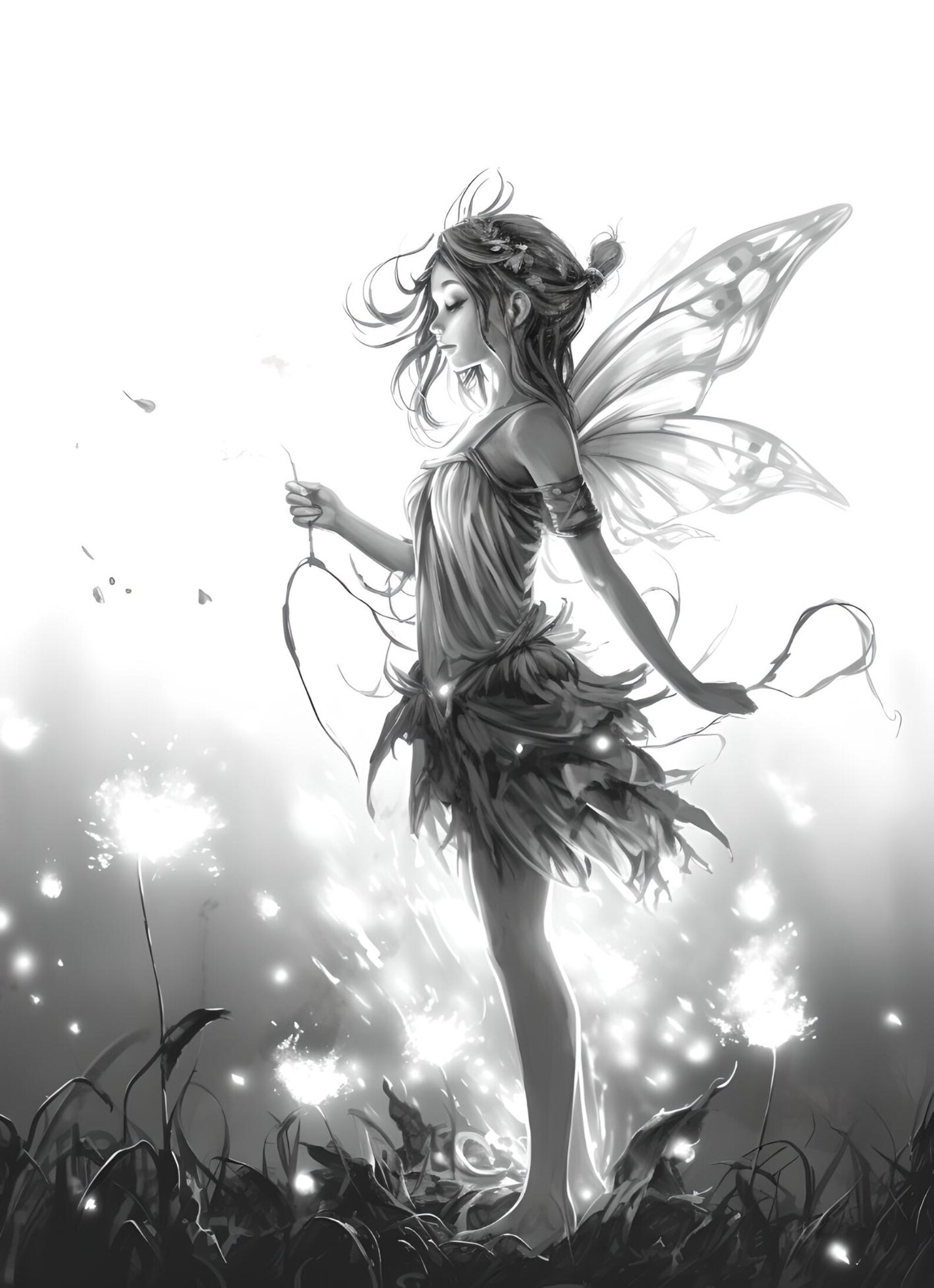 Fireflies of the Eternal Flame: Pyra Fae Fire Fairies Coloring Book for ...