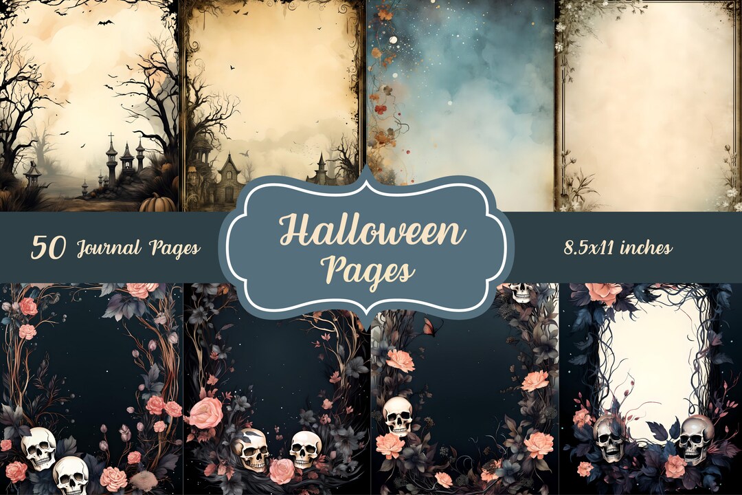 Halloween Printable Stationery Writing Papers, Printable Pumpkins ...