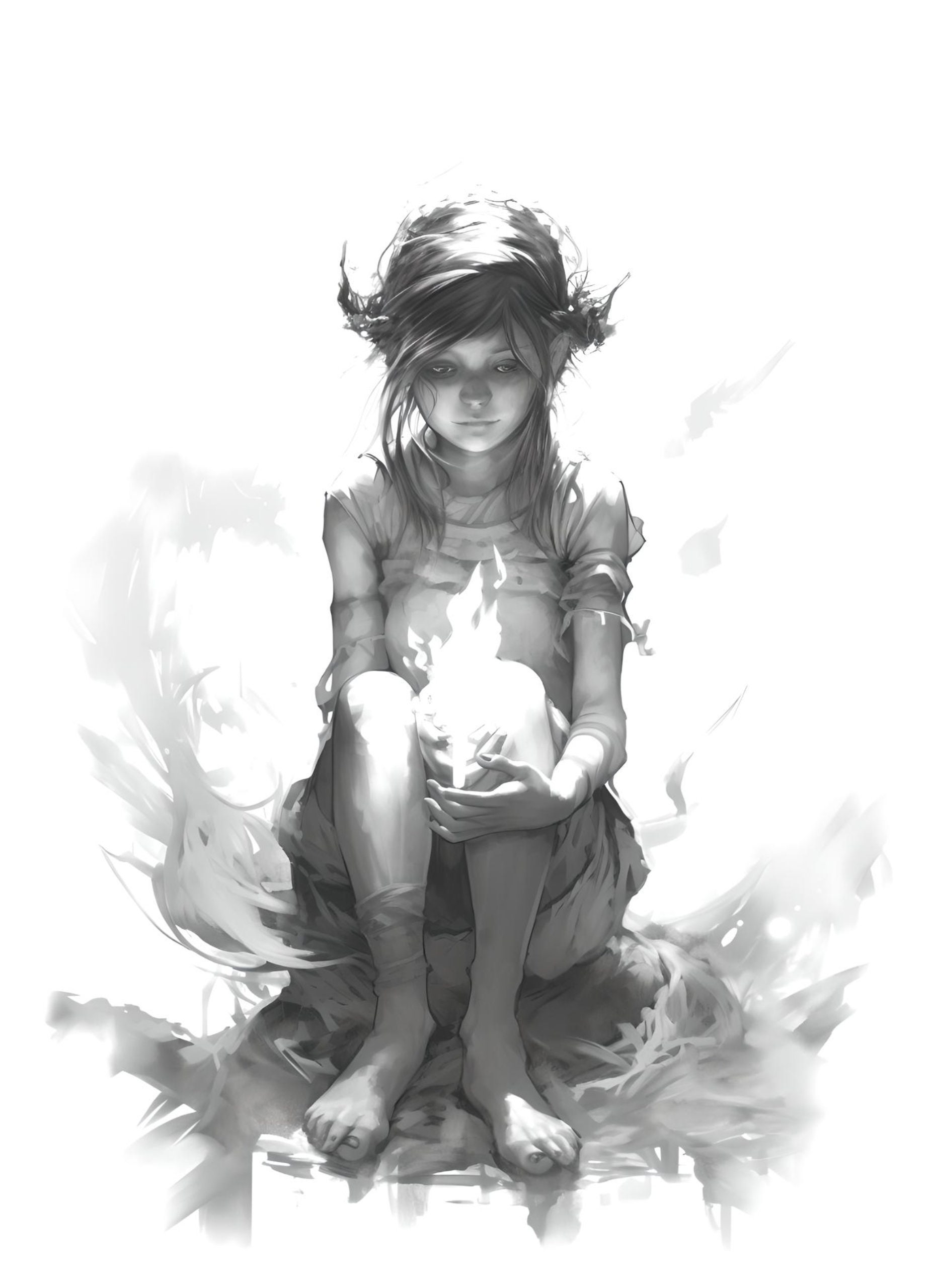 The Domain of Pyra Fae: Adult Coloring Book of Fire Fairies, Dragons ...