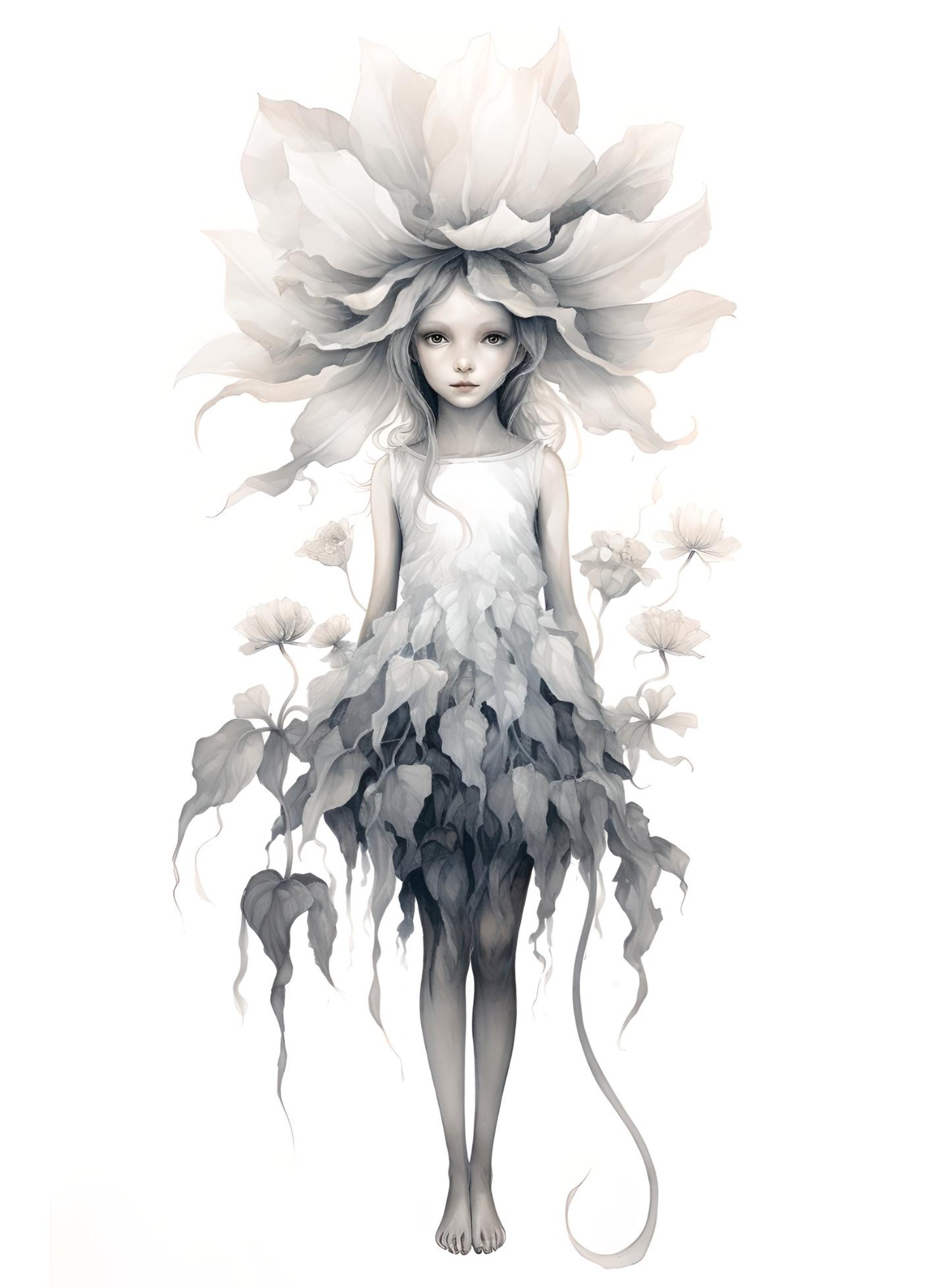 Flower Sprites: Terra Fae Garden Fairies Coloring Book for Relaxation ...