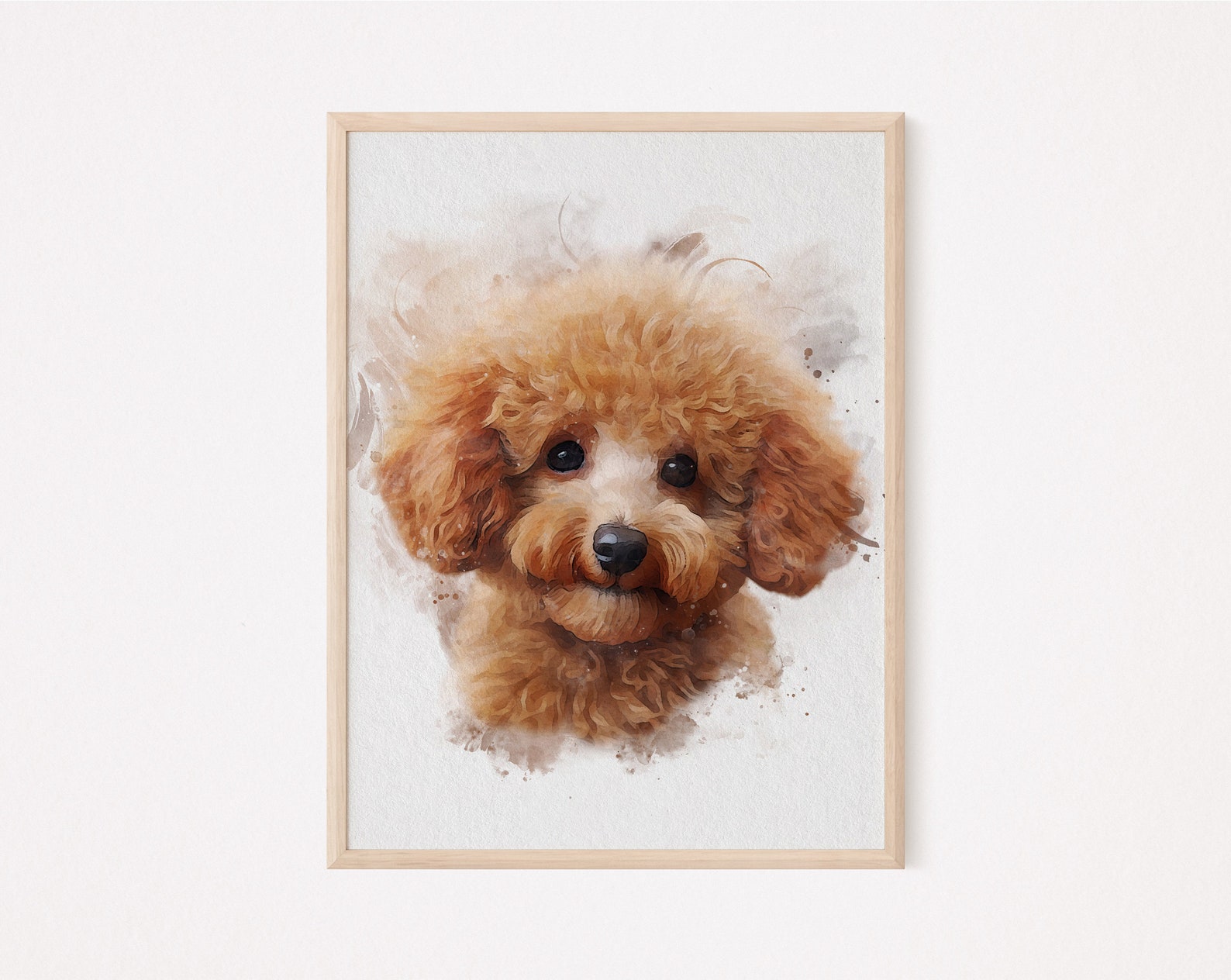 Custom Pet Portrait From Photo, Personalised Dog Portrait, Customised ...