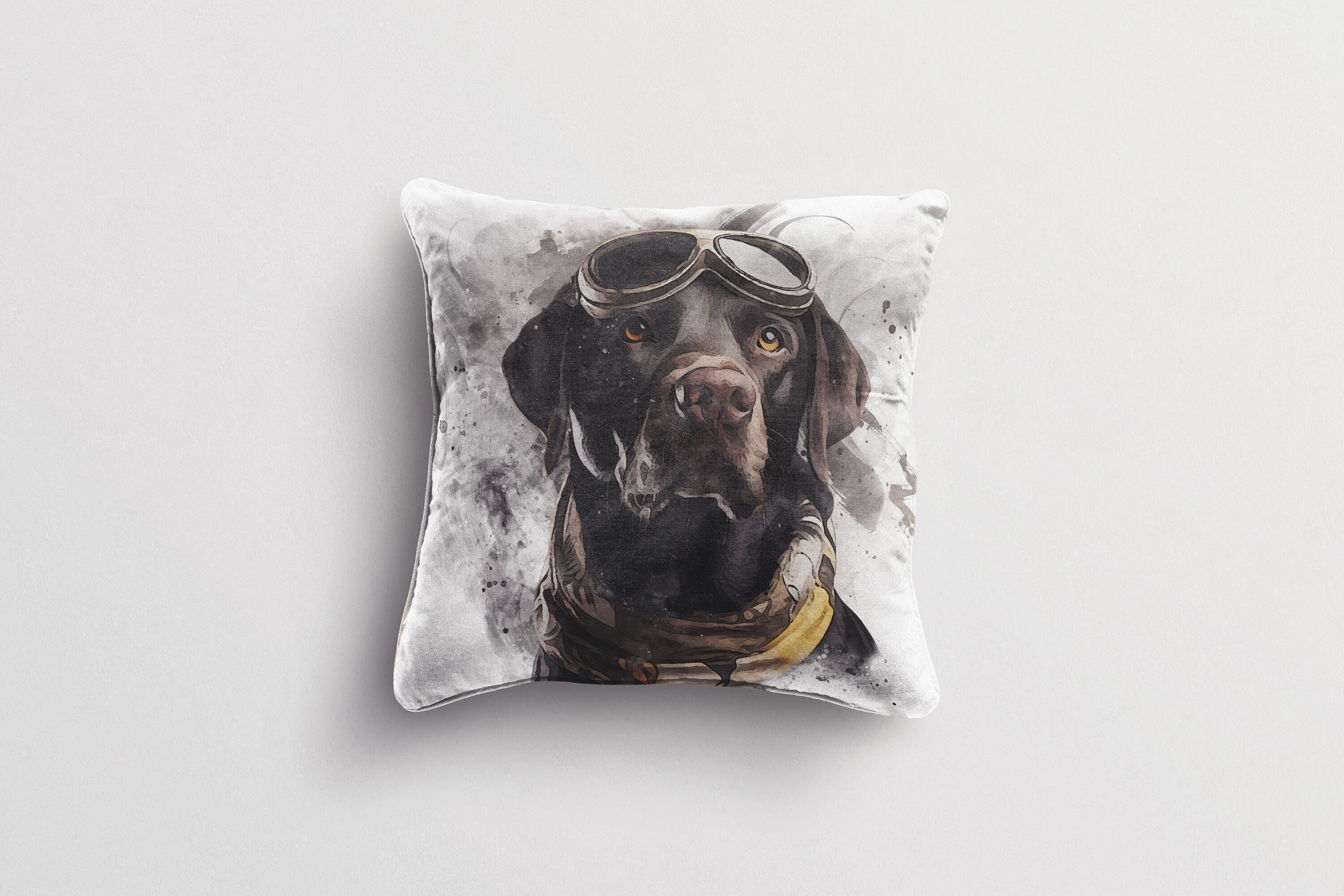 Custom Pet Portraits Using Photo, Watercolor Pet Style, Digital Dog ...